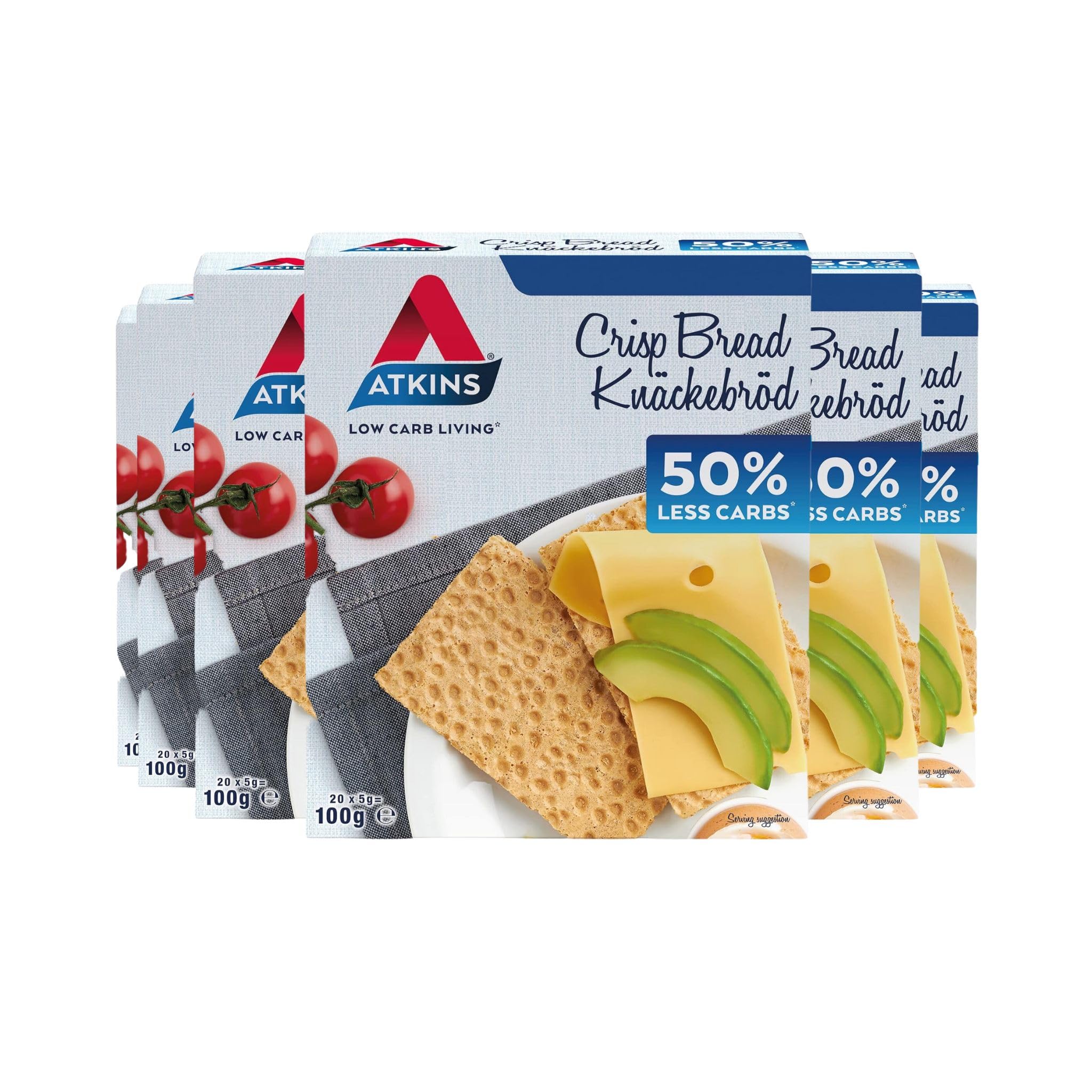 Snapklik.com : Low Carb Crispbread 100g X 6 Pack