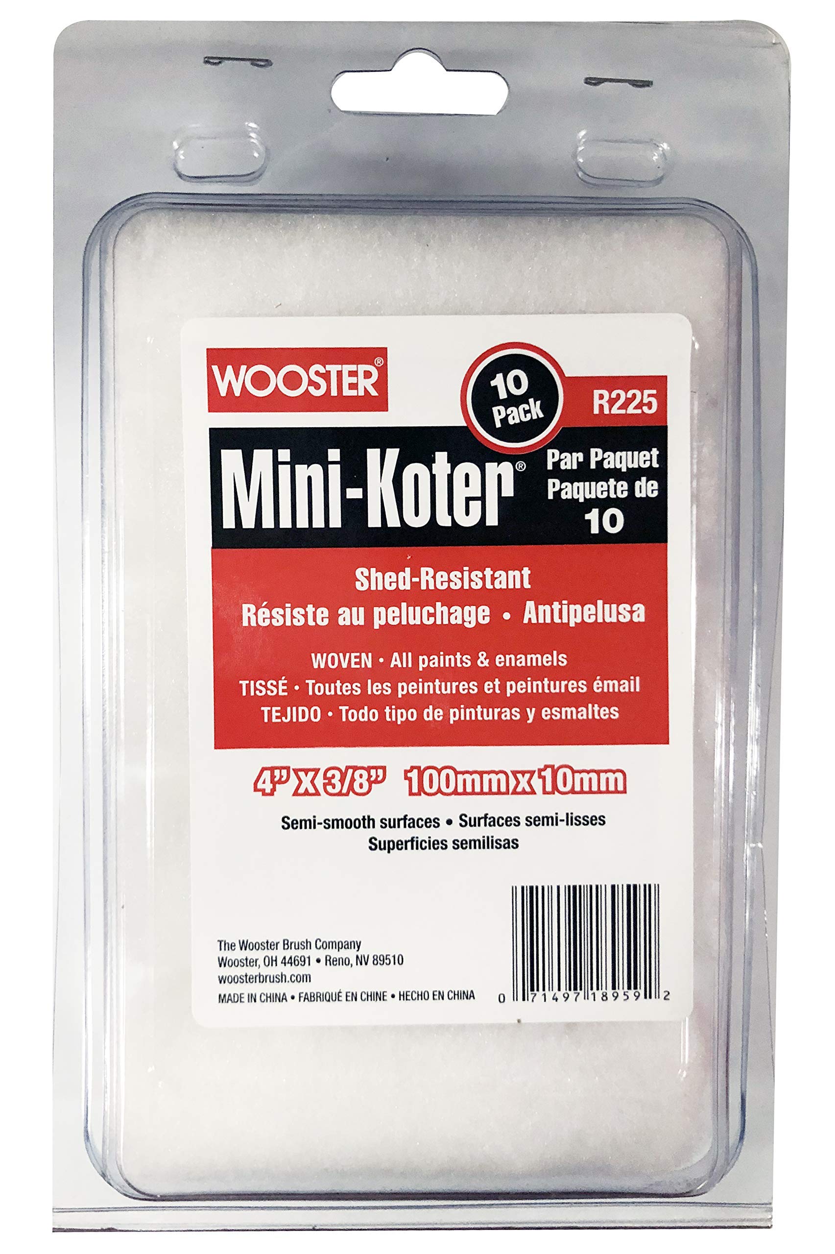 Amazon.com: Wooster Brush Mini-Koter R225 4 Inch Mini Roller Shed ...