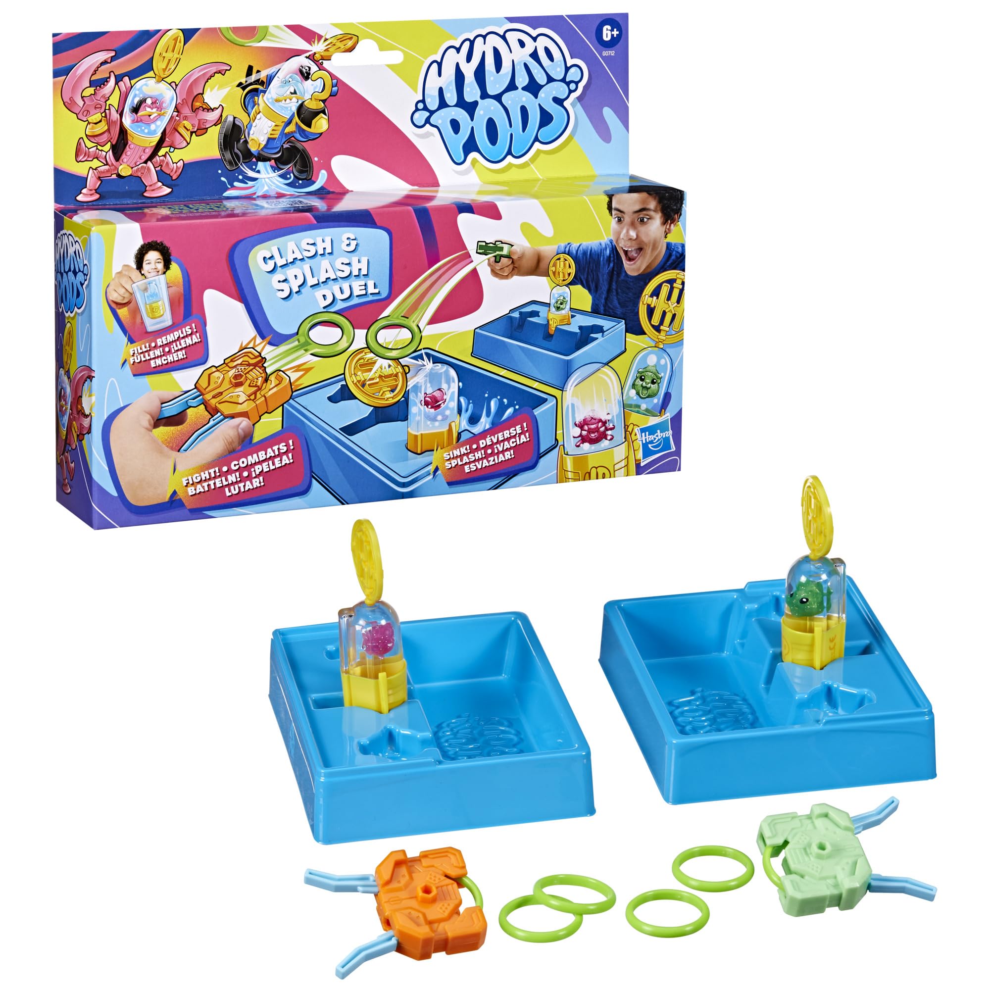 Amazon.com: Hydro Pods, Clash & Splash Duel Water Activated Surprise ...