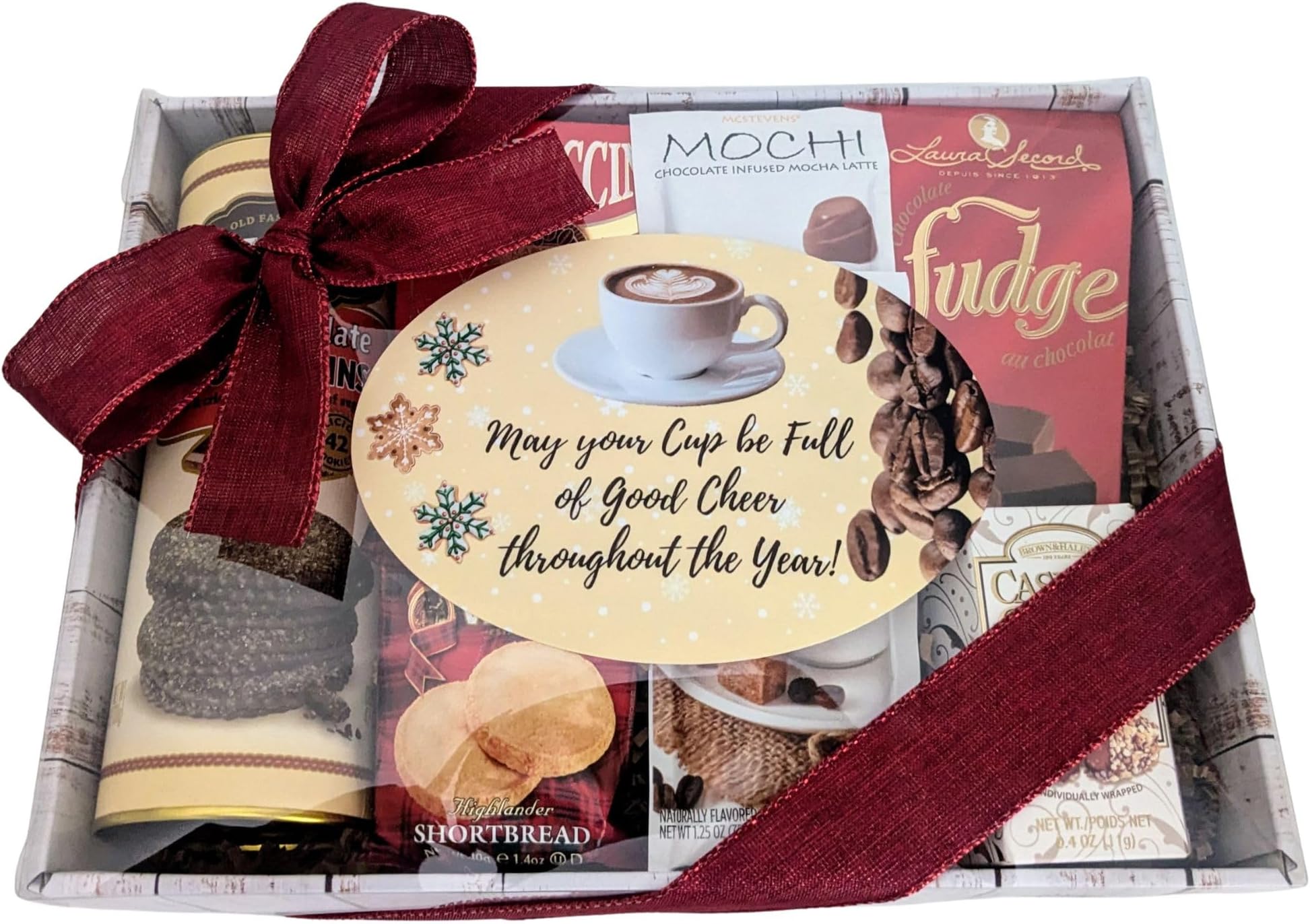 Amazon.com: Coffee Gift Basket - Bistro Coffee Mug, Socks, Gourmet ...