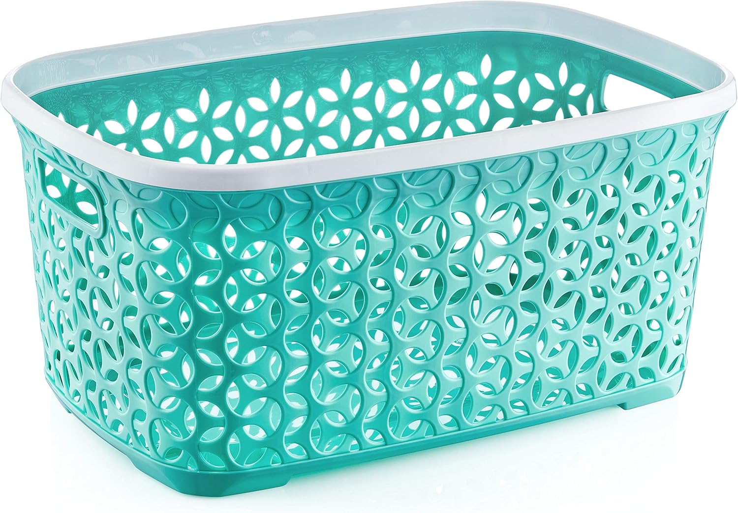 Amazon.com: Uniware 38 LT Hollow Design Clothes Hamper Laundry Basket ...