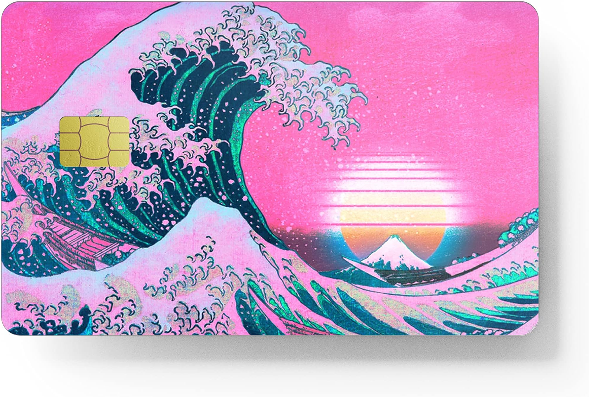 Amazon.com: HK Studio Card Skin Sticker Pink Hearts for Transportation ...