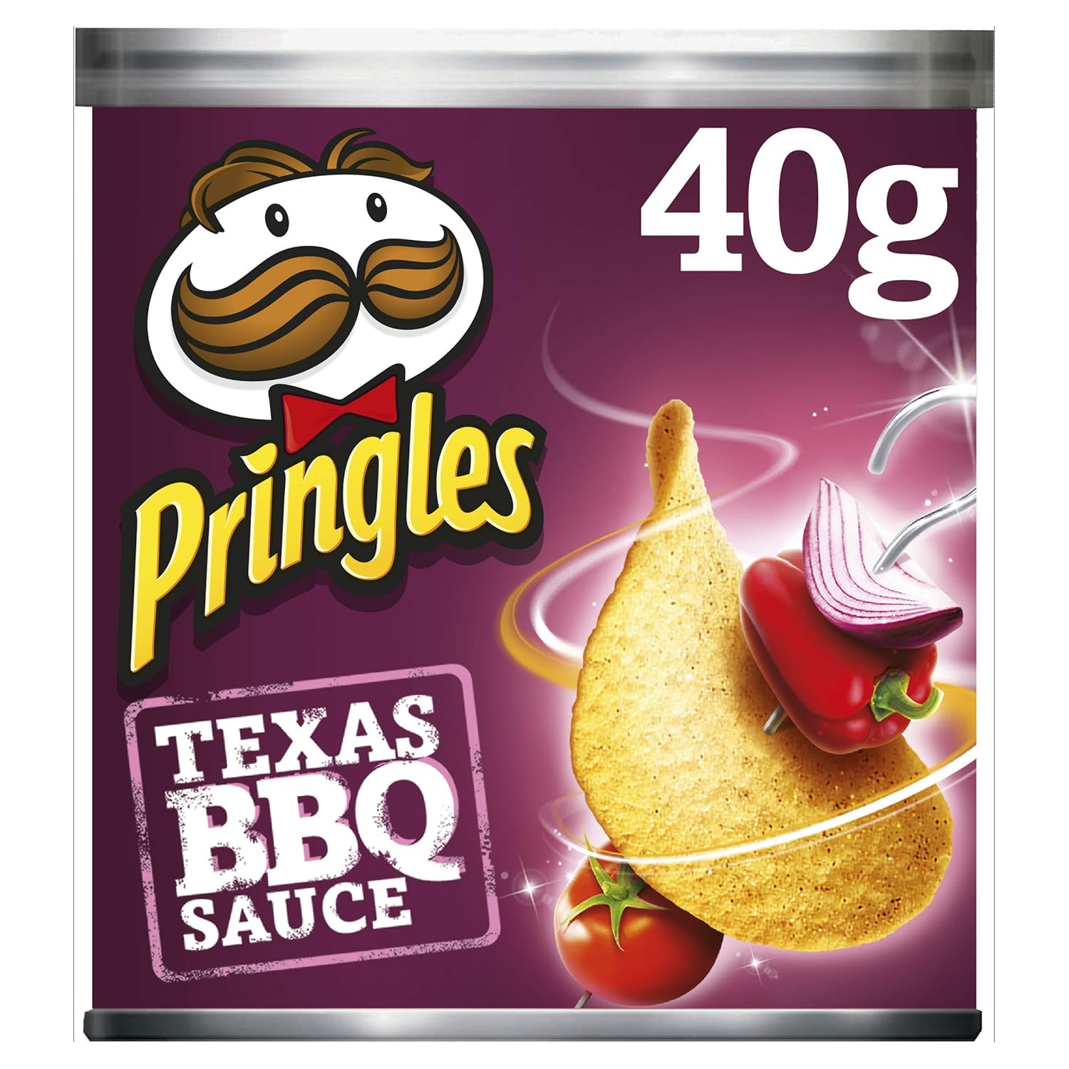 Amazon.com : Pringles Texas Bbq Sauce Pop & Go 40G (Pack Of 12 ...