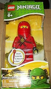 LEGO Ninjago Retractable Pen - Red, Storage & Accessories - Amazon Canada
