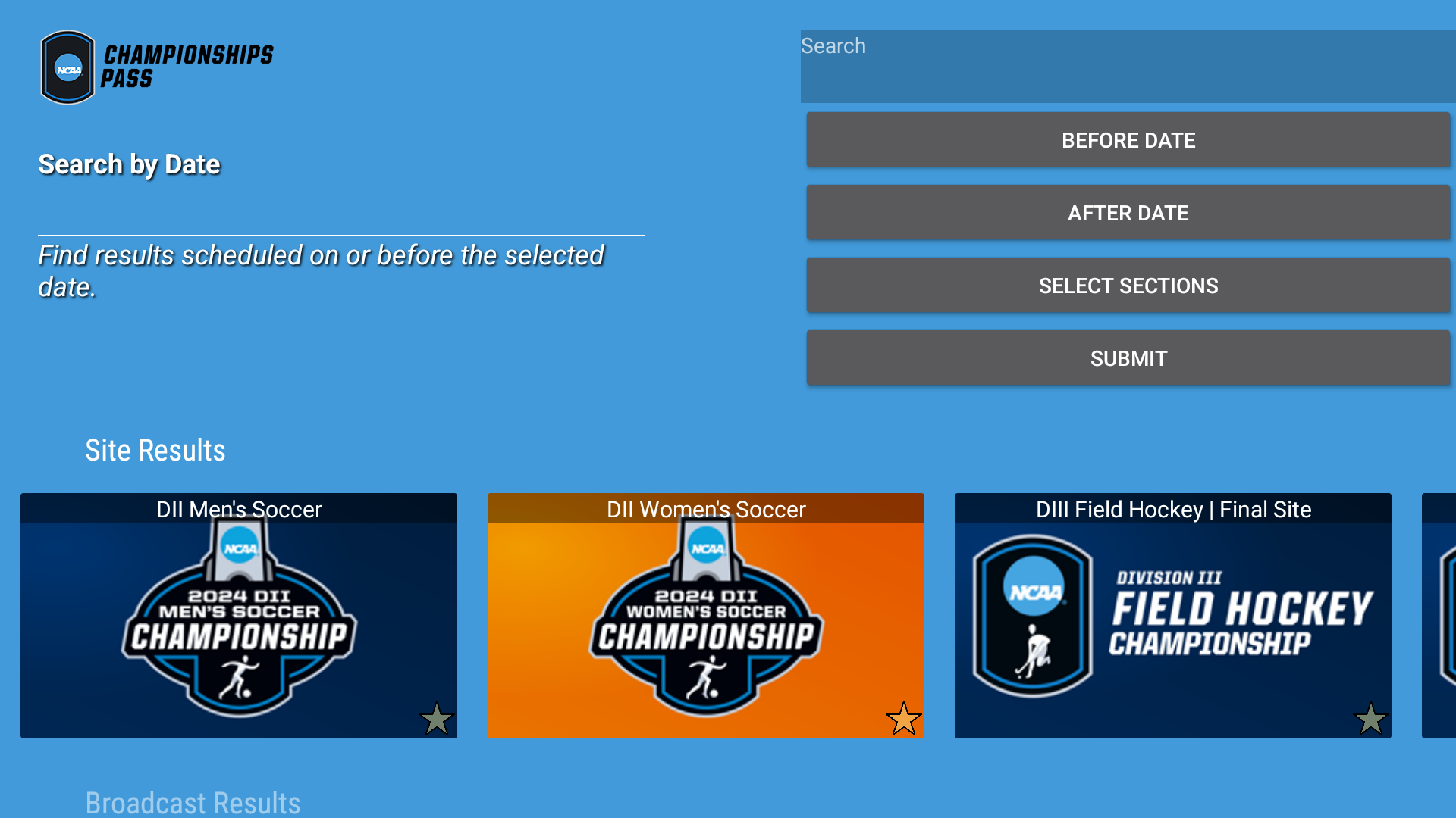 NCAA Championships Pass - App on Amazon Appstore