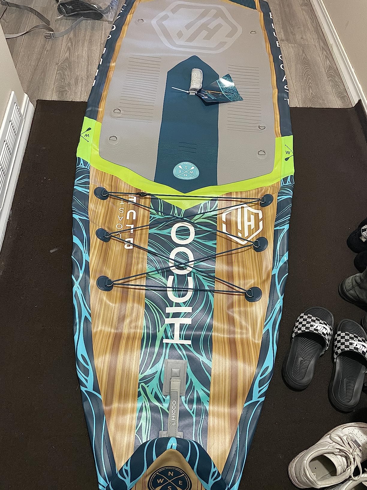 $10/mo - Finance HICOO 11'×34"×6" Extra Wide Inflatable Paddle Board ...