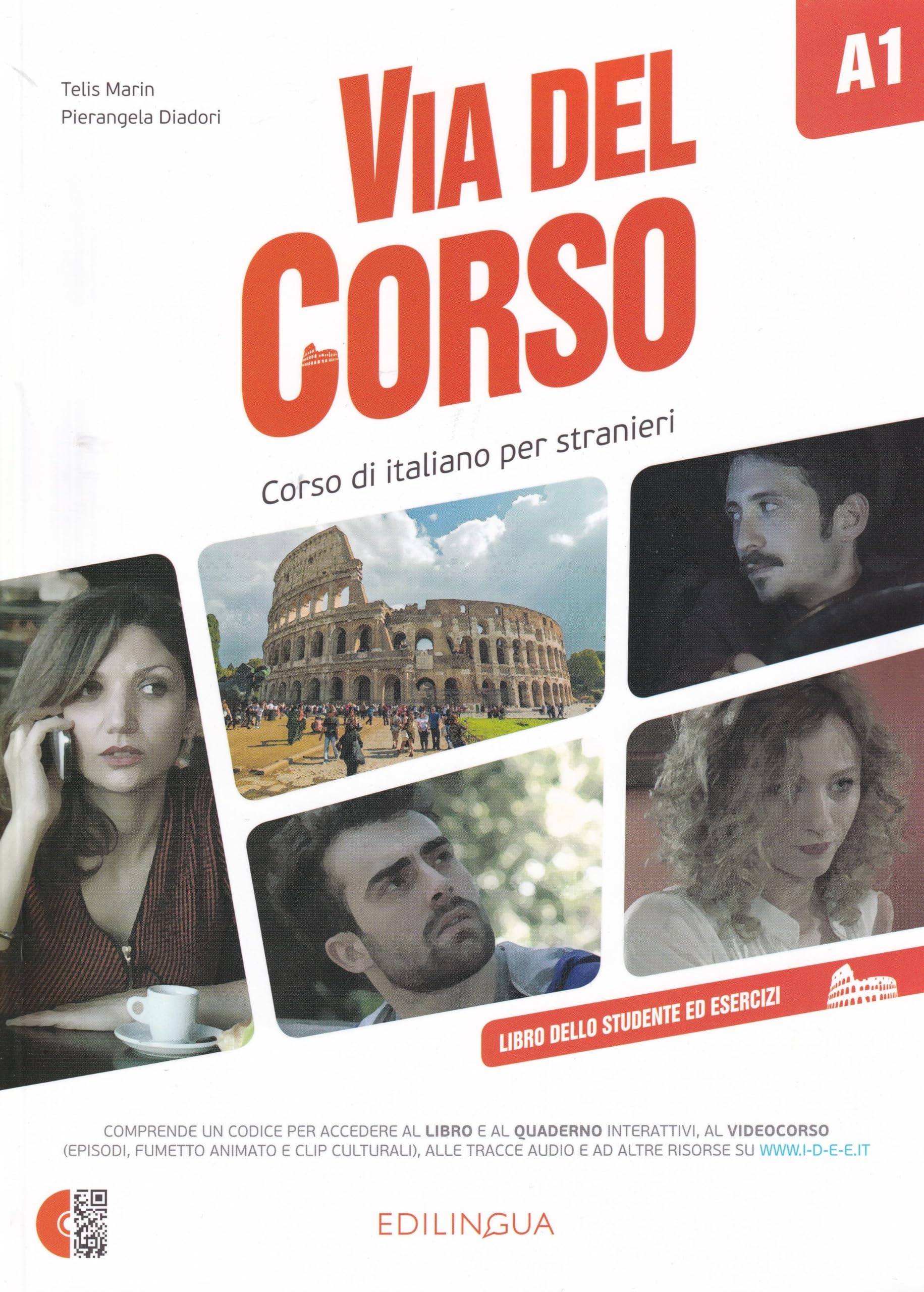 Via del Corso: Libro dello studente ed esercizi + CD audio (2) + DVD ...
