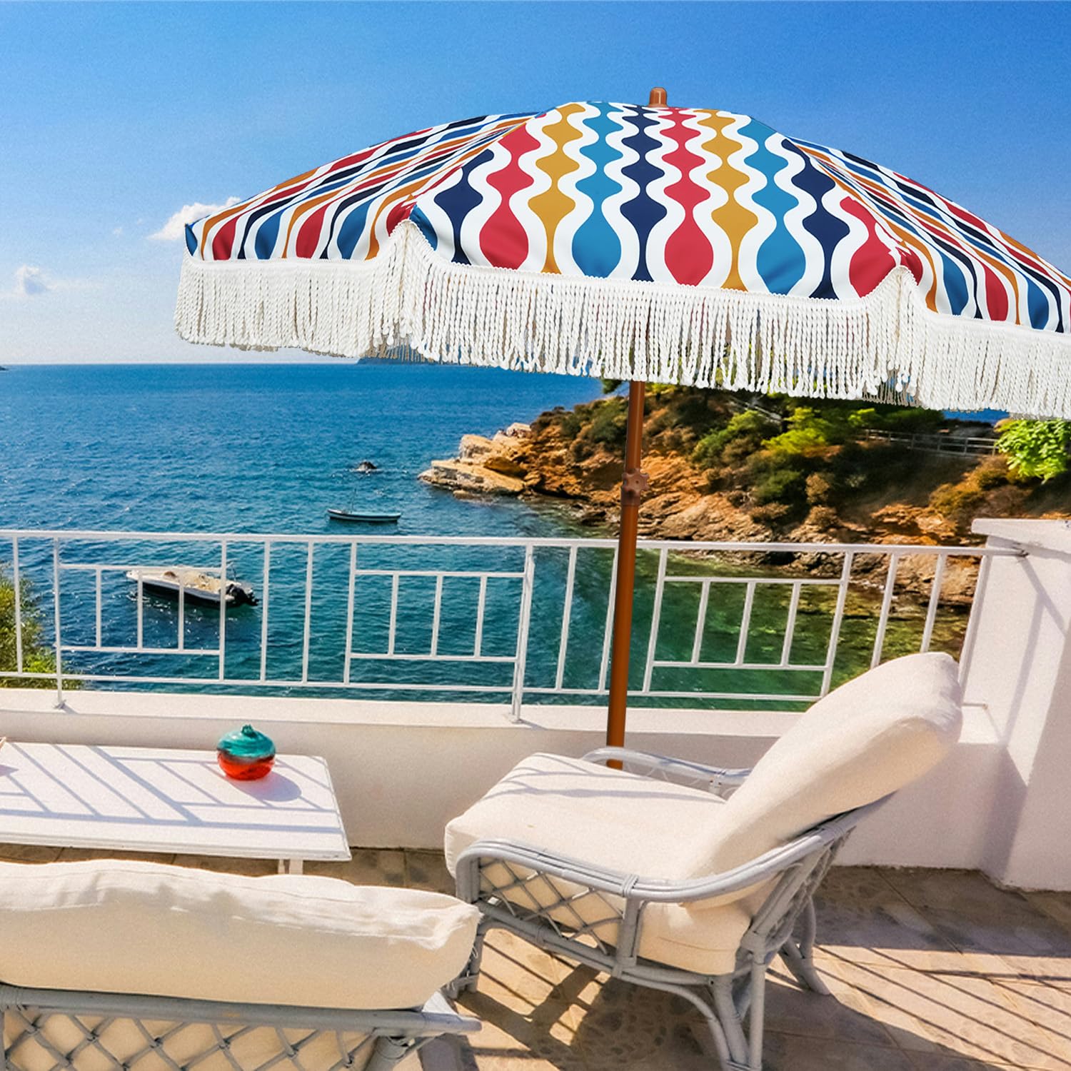 Snapklik.com : AMMSUN 7ft Patio Umbrella