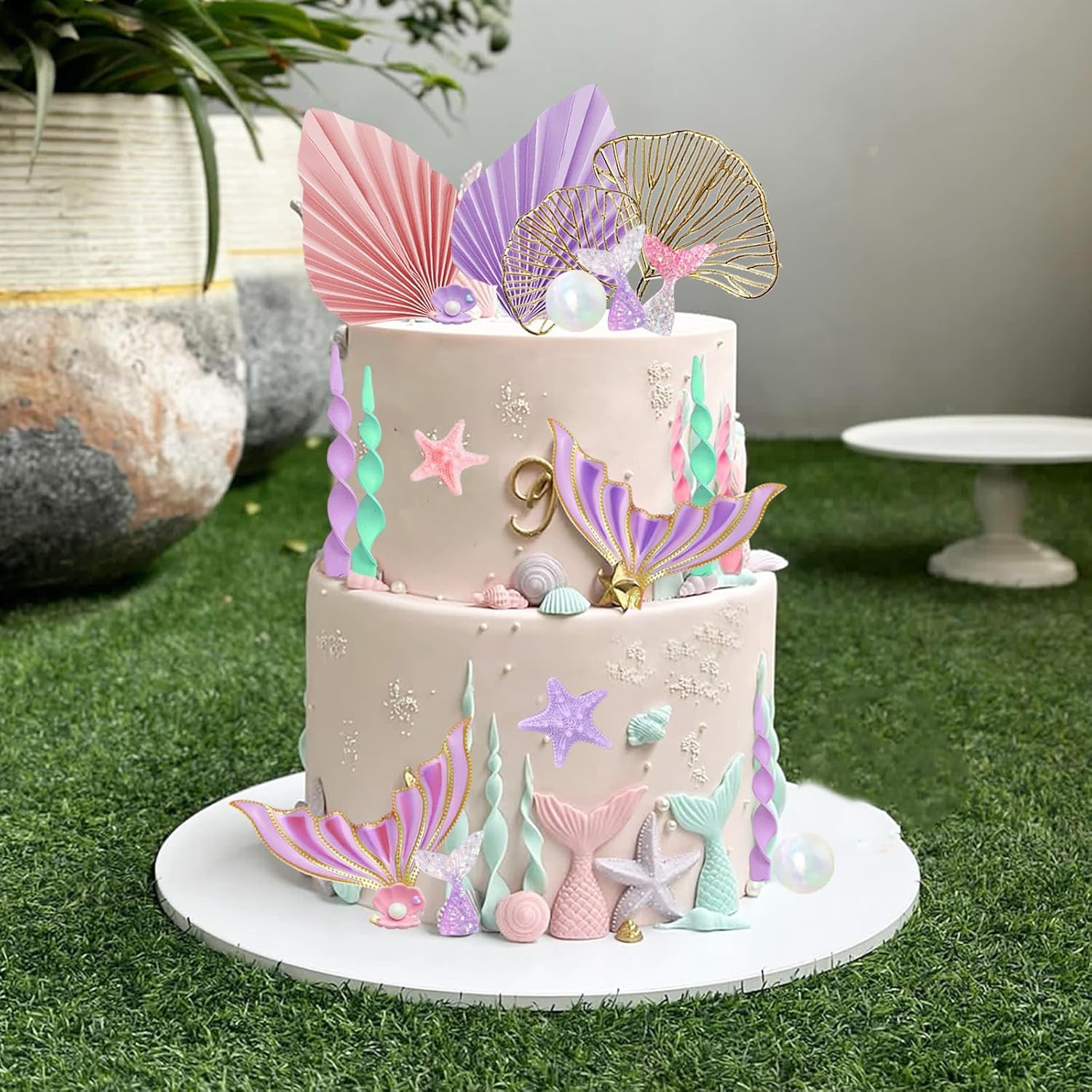 Mermaid Cake Toppers Under the Sea Mermaid Tail Cake Nepal | Ubuy