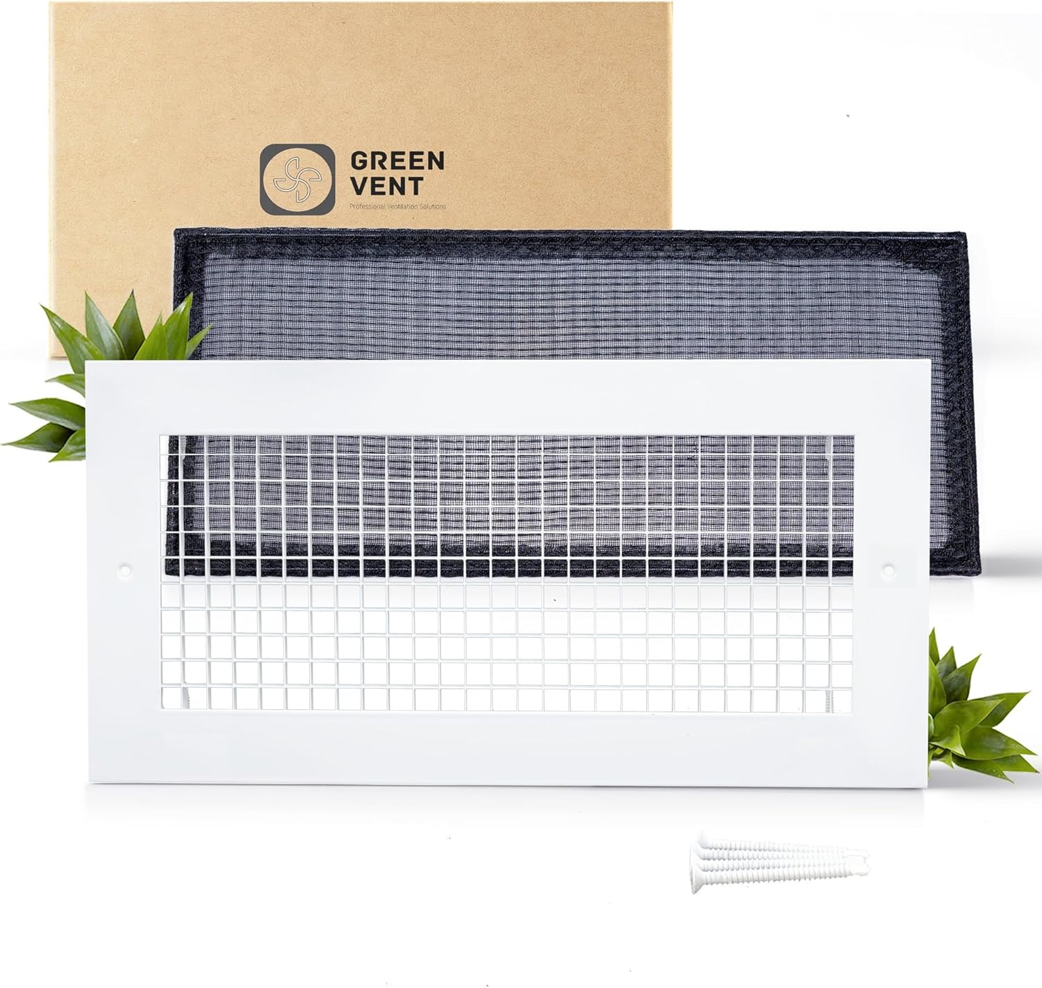 GREEN VENT - Air Vent Cover 14x6, Decorative Aluminum Air Return Vent ...