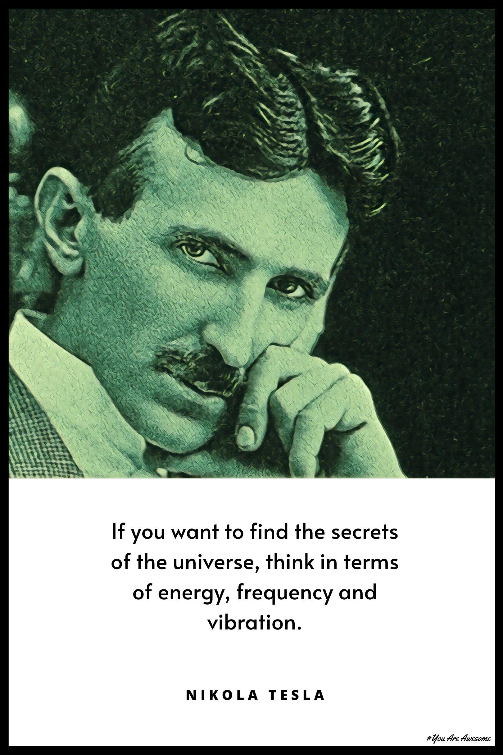 Nikola Tesla Quotes Wallpaper My Brain Is Only A Receiver, In The