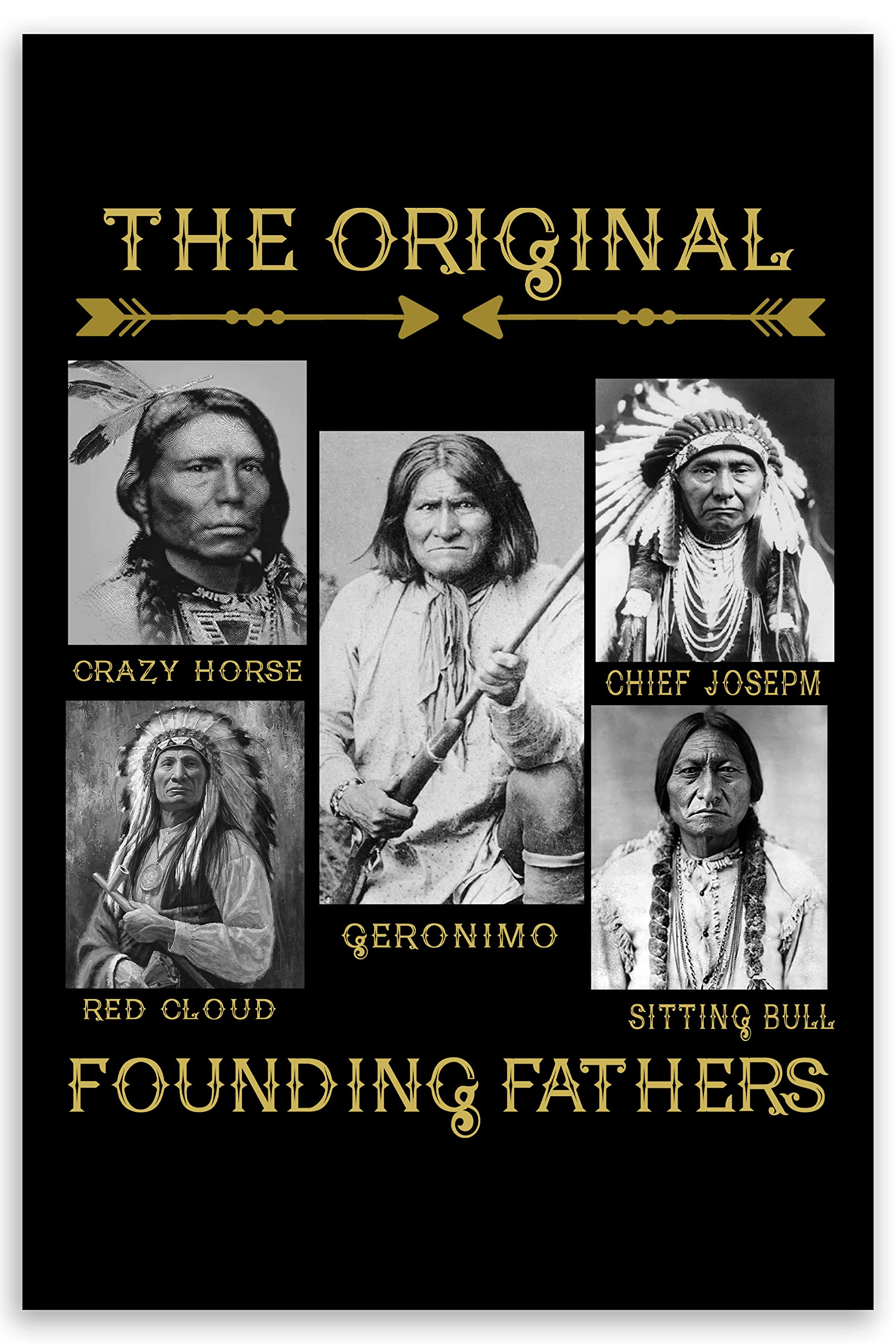 Amazon.com: Founding Fathers Wall Poster The Original Founding Fathers ...