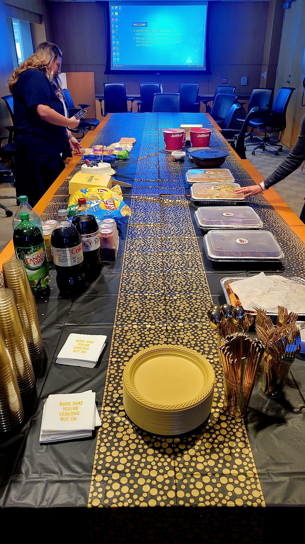 Amazon.com: Joyiou Humorous New Job Napkins, Coworker Leaving Party ...