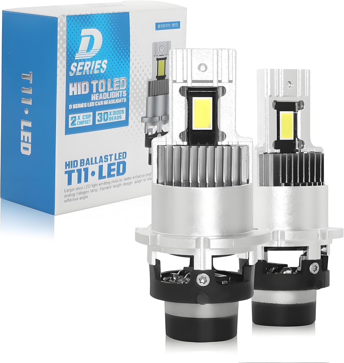 Amazon | D2S LED ヘッドライト 車検対応 D2R LED ポン付け 爆光 18000LM 6500K ホワイト 35W*2 純正HID交換用 DC12V ファン付き 暗区なし ...