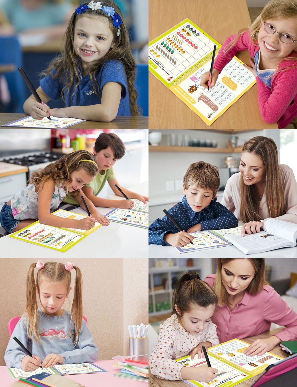 Cuaderno de práctica mágica para niños, libro de escritura ranurada ...