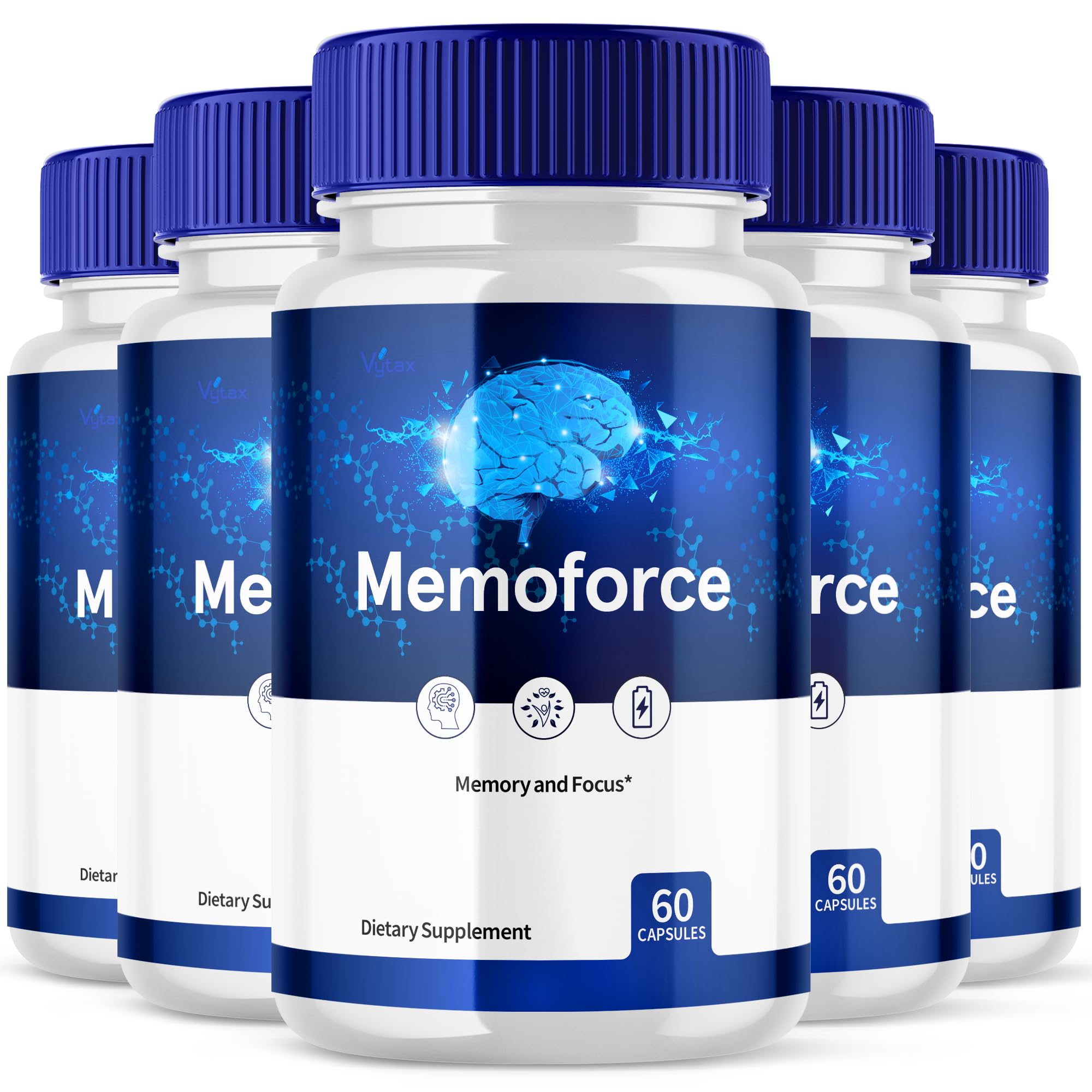 Amazon.com: (5 Pack) Memoforce Capsules, Memoforce Advanced Nootropic ...