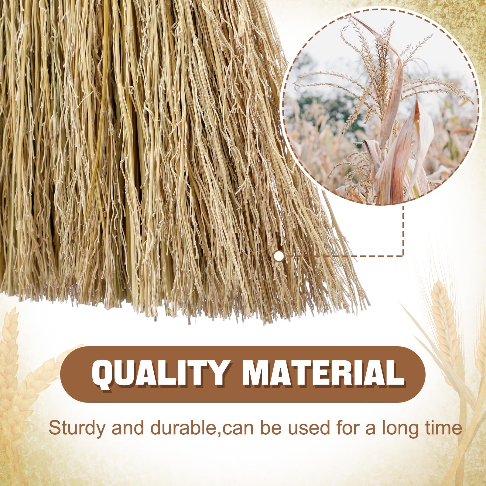 Snapklik.com : Suclain 8 Pcs 12 Inch Whisk Broom Hand Held Mini Corn ...