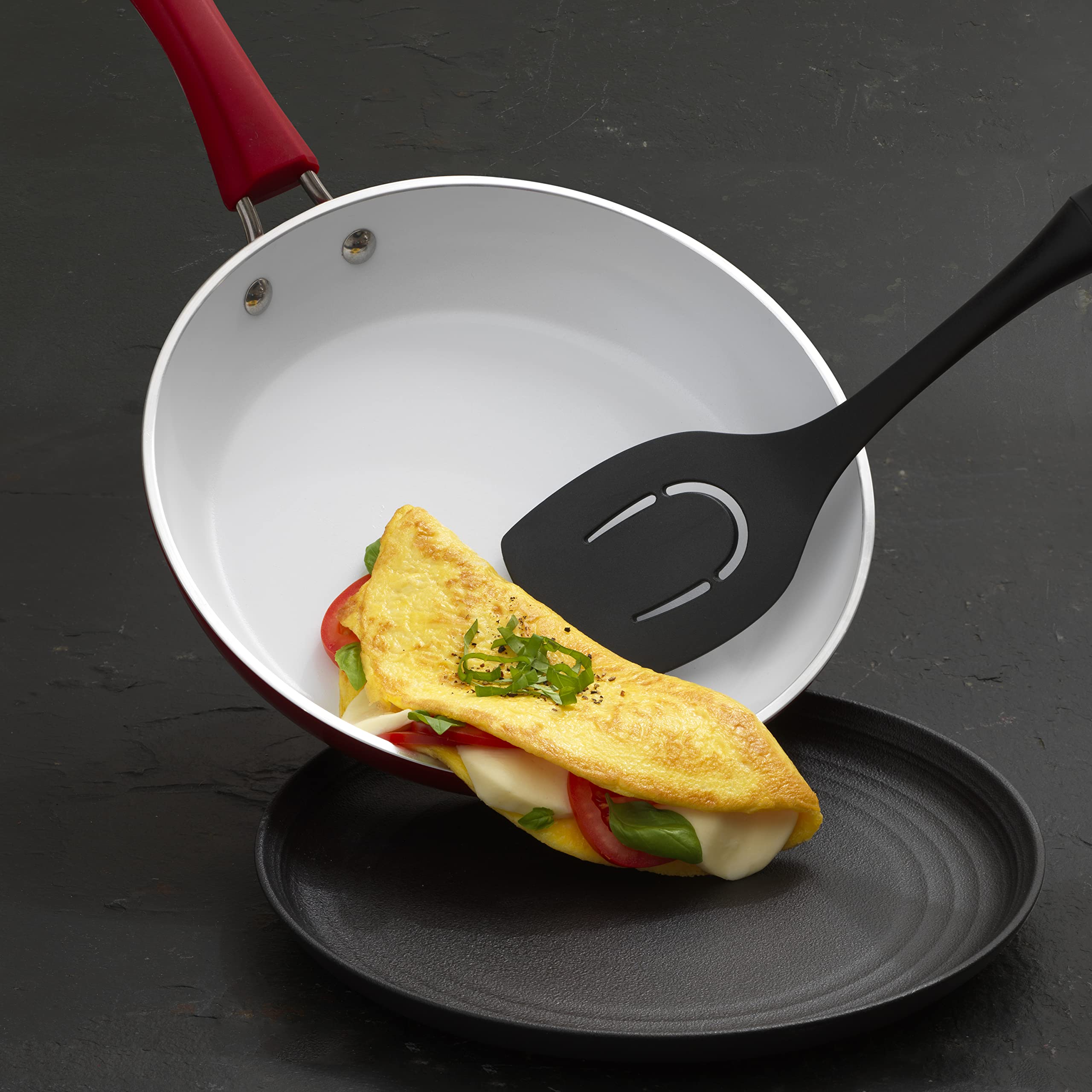 Bialetti Aeternum Ceramic Nonstick Cookware Set, 10 Piece Cookware Set ...