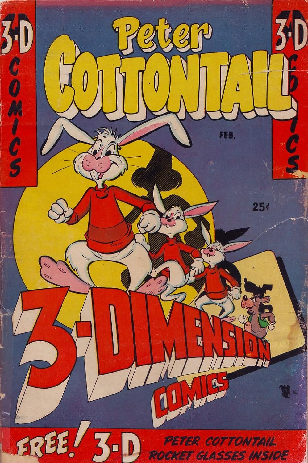 Amazon.com: POSTER comics cover Key Peter Cottontail 3D Vintage Wall ...