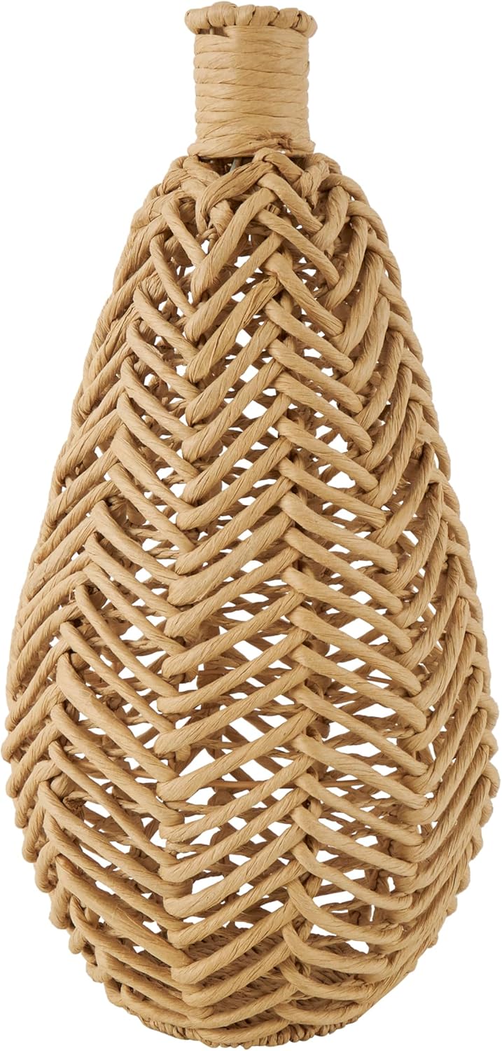 Amazon.com: Deco 79 Jute Rope Handmade Decorative Vase Woven ...