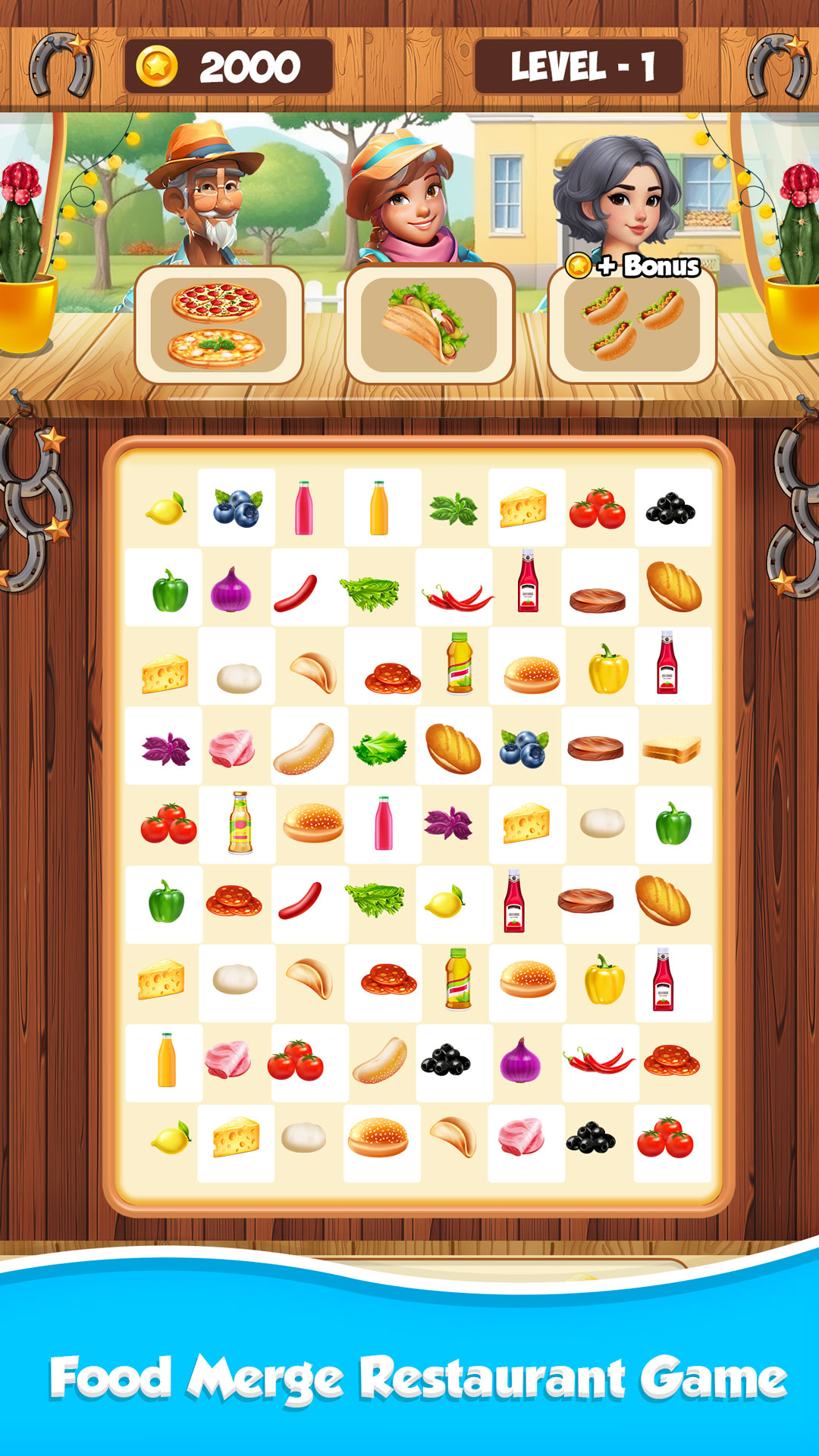 Chef Restaurant Food Merge Cooking Games: Pizza Restaurant Games For ...