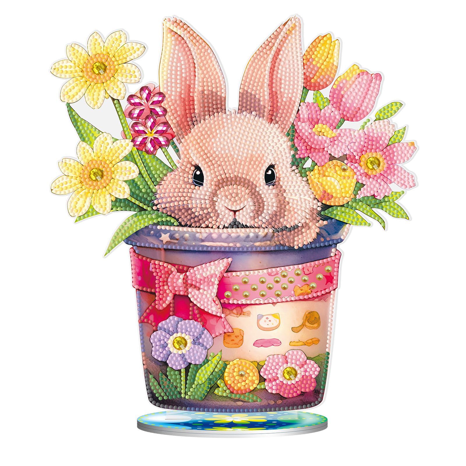 Amazon.com: ARTopet DIY Diamond Easter Desktop Ornaments Diamond Art ...