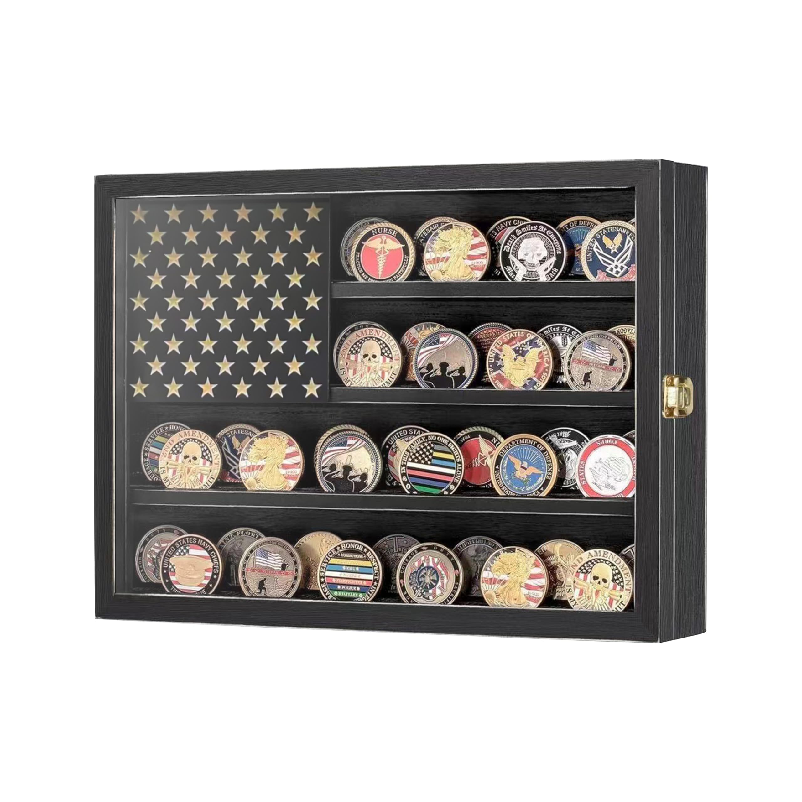 Amazon.com: Military Challenge Coin Display Case with HD Toughened ...