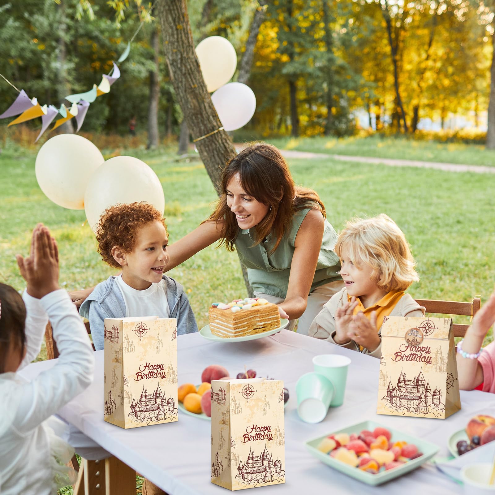 Snapklik.com : Magical Wizard Party Gift Bags Paper Goodie Bags School ...