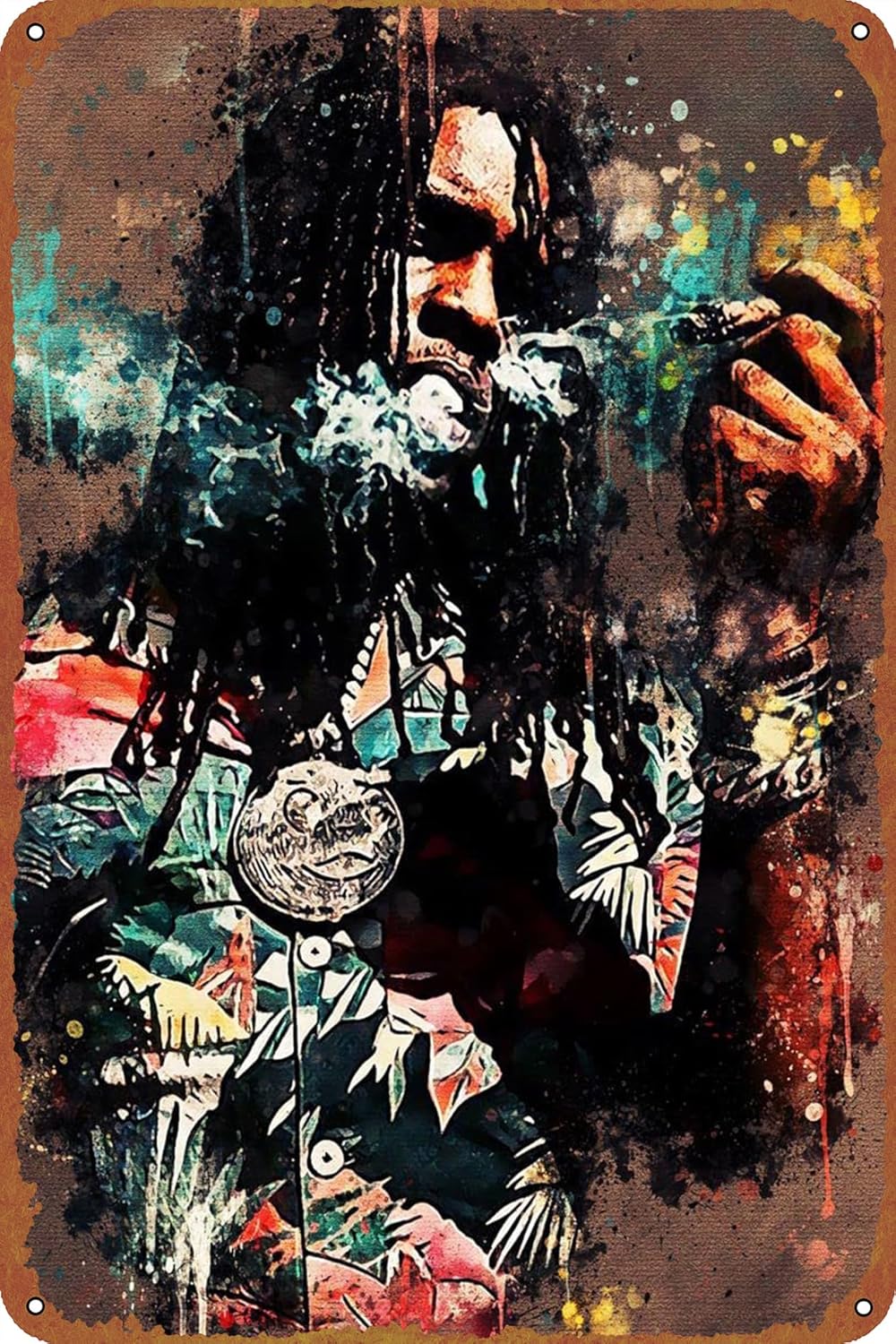 Amazon.com: Artist Chief Keef Metal Tin Sign Poster Vintage Art Wall ...
