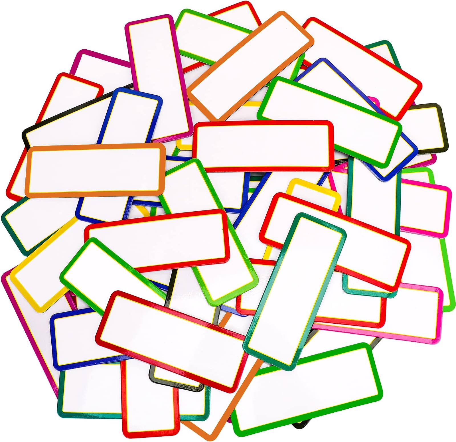 Amazon.com : Zayvor 60PCS Magnetic Dry Erase Labels Name Plate Tags ...