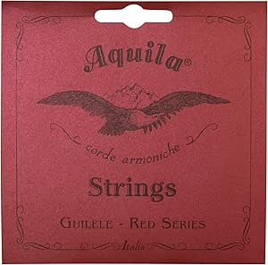 Aquila corde armoniche Reds aecGDA 133c Guitar Set A-Tuning Natural ...