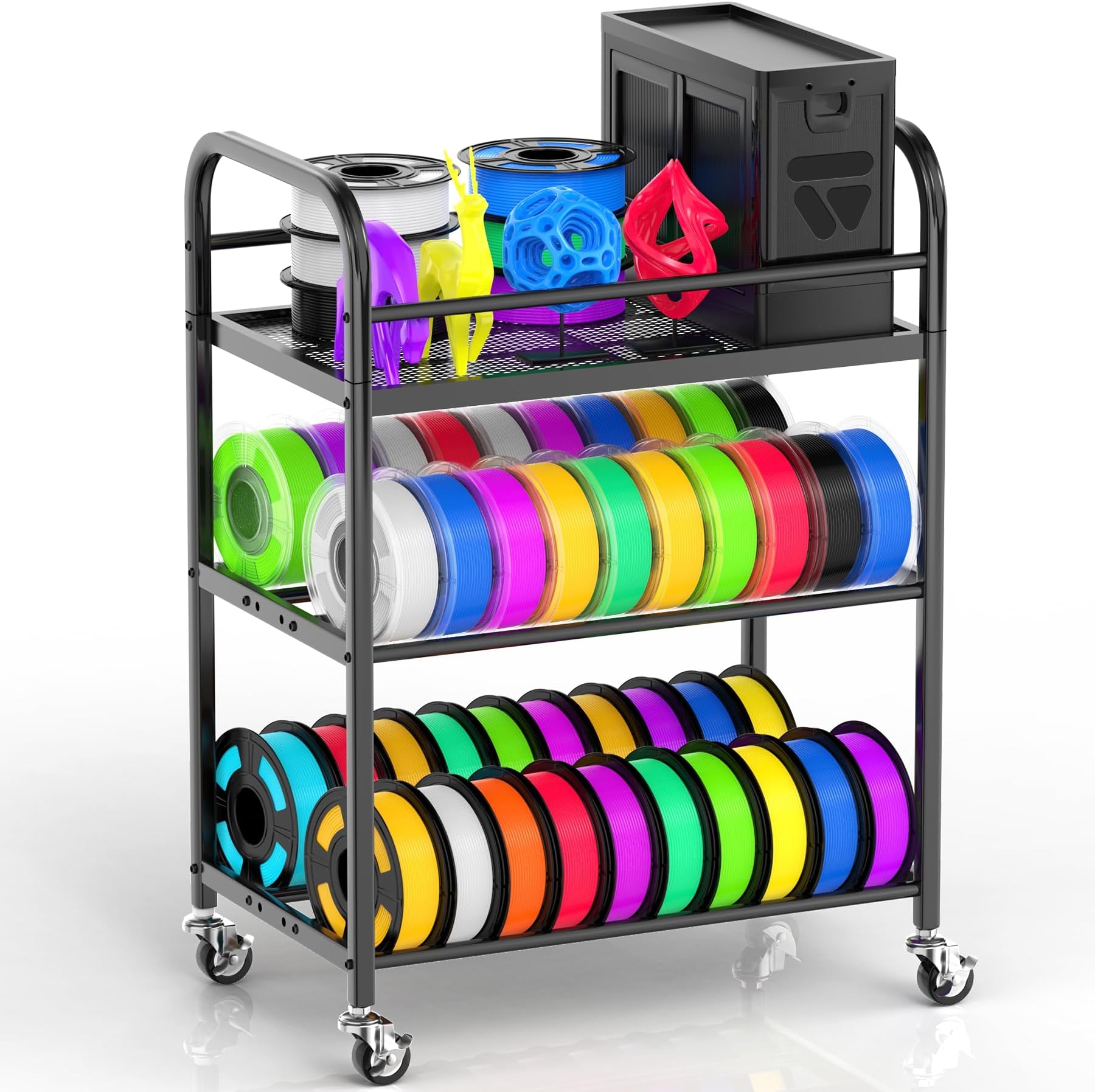 Amazon.com: 3D Printer Filament Storage Rack, Organizer Rack for 3D ...