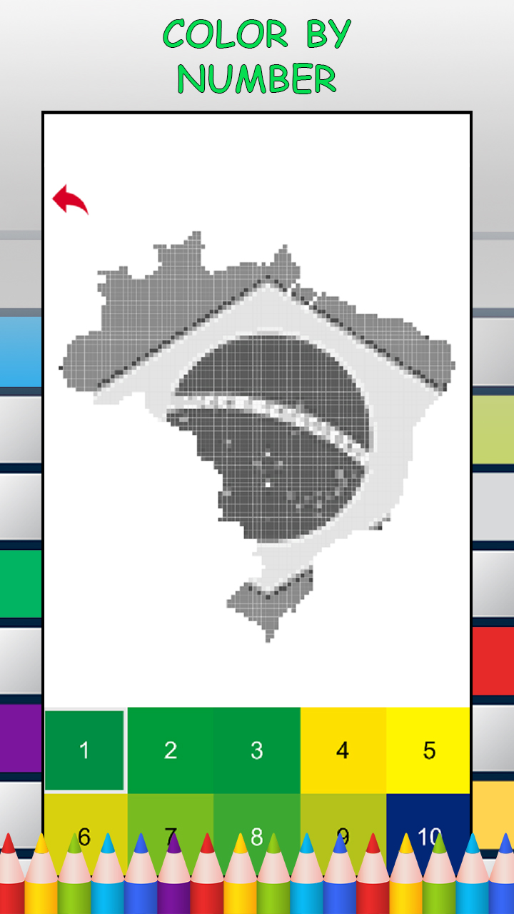 Country Flag Maps Color by Number - FREE Pixel Art Game - Coloring Book ...