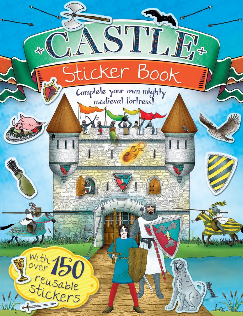 Castle Sticker Book: Complete Your Own Mighty, Medieval Fortress!: Pipe ...