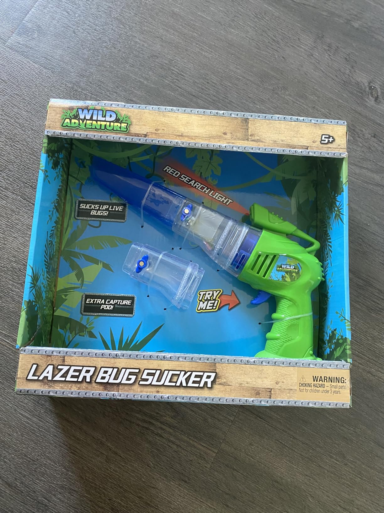 Amazon.com: Wild Adventure Lazer Bug Sucker, Nature, Stem Outdoor Toy 3 ...