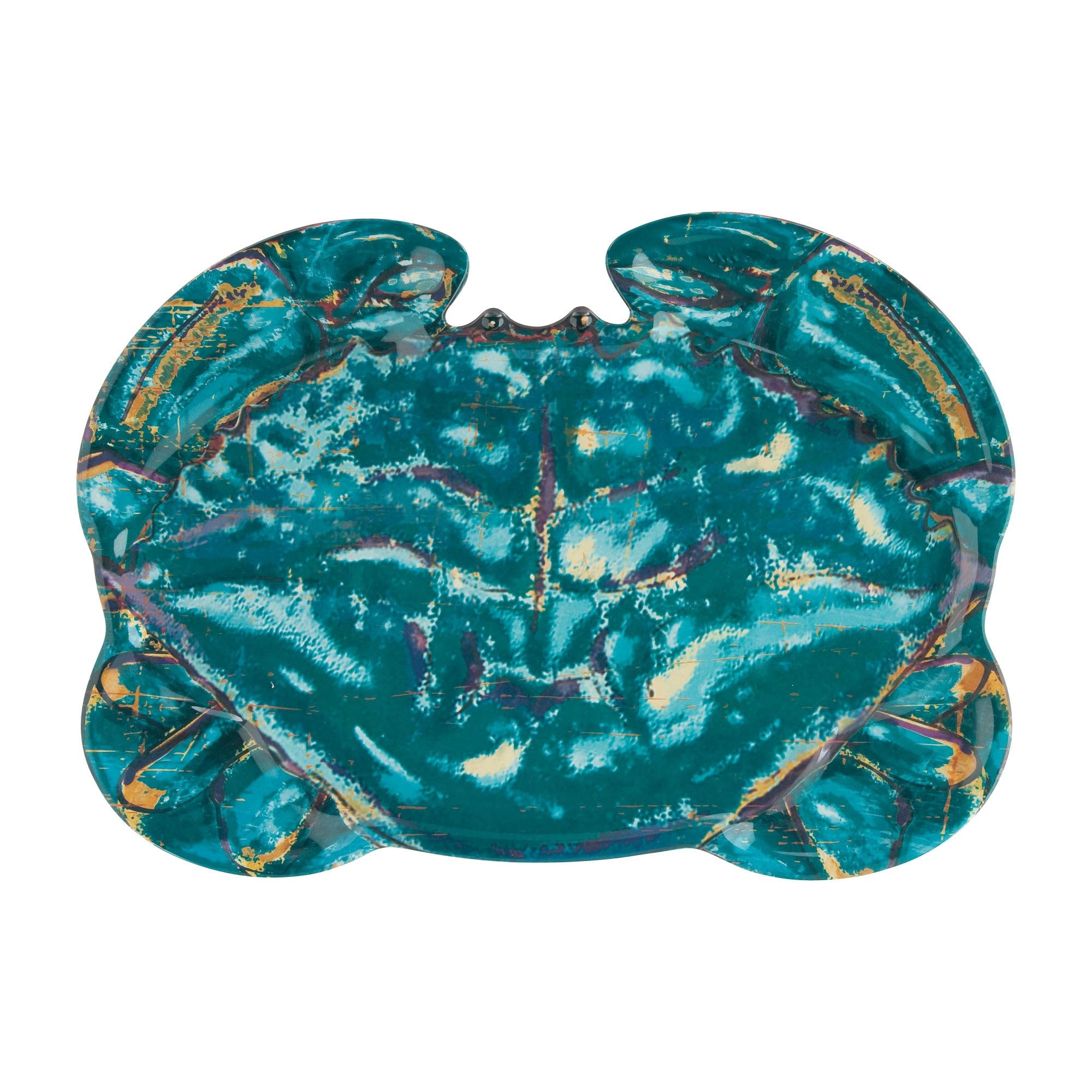 Snapklik.com : ware Crab Shaped Melamine Serving Platter, Coastal Beach ...