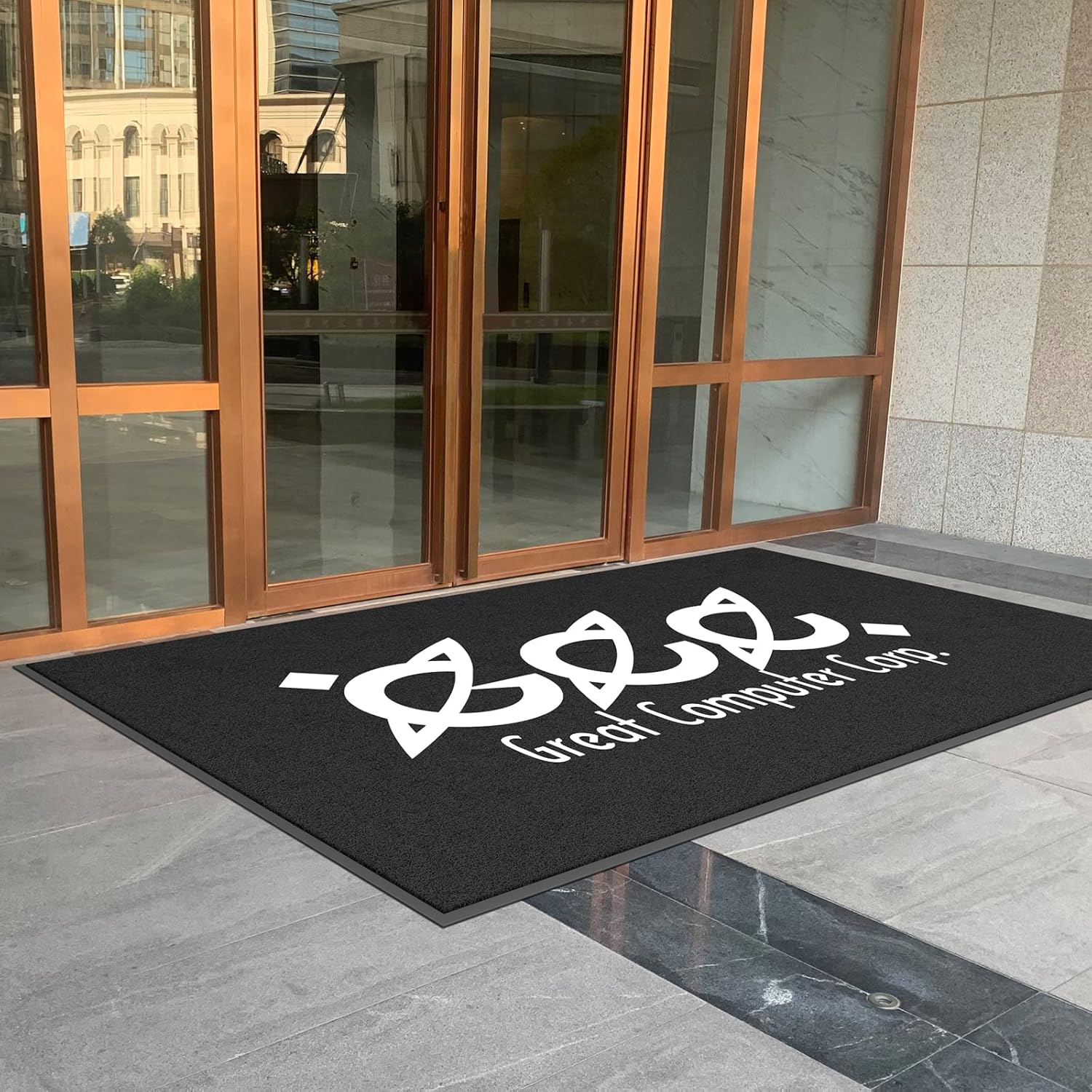 Amazon.com: CASDON Custom Commercial Grade Area Rug Floor Entryway Door ...