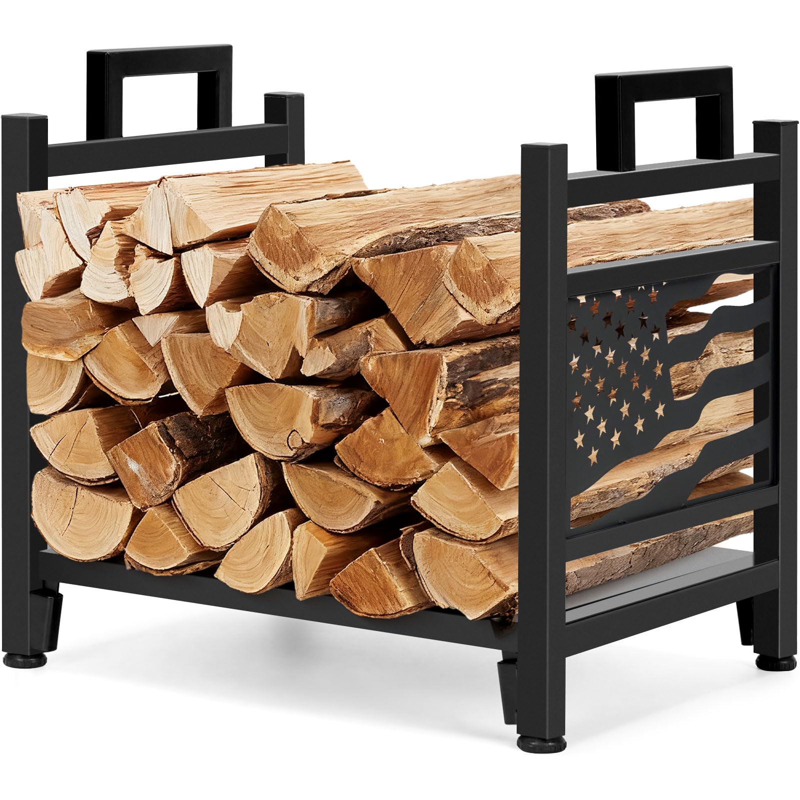 Snapklik.com : INNO STAGE Firewood Log Rack, Iron Wood Lumber Storage ...