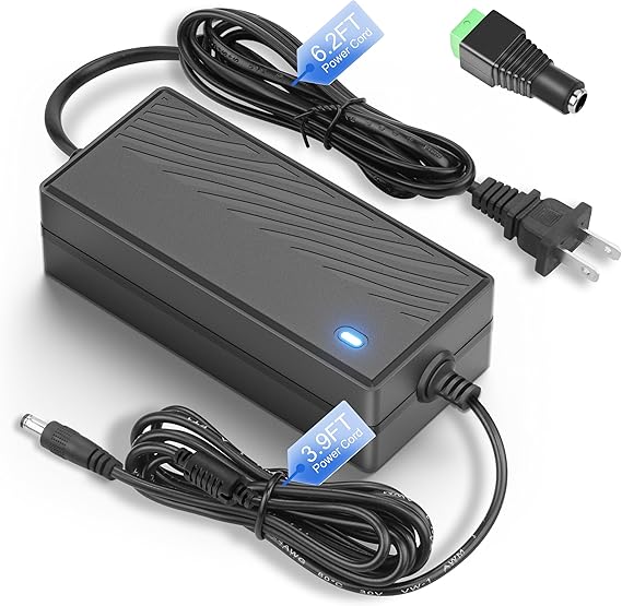 Amazon.com: ALITOVE 12V Power Supply 5A 60W Max AC Adapter 100~240V 50 ...