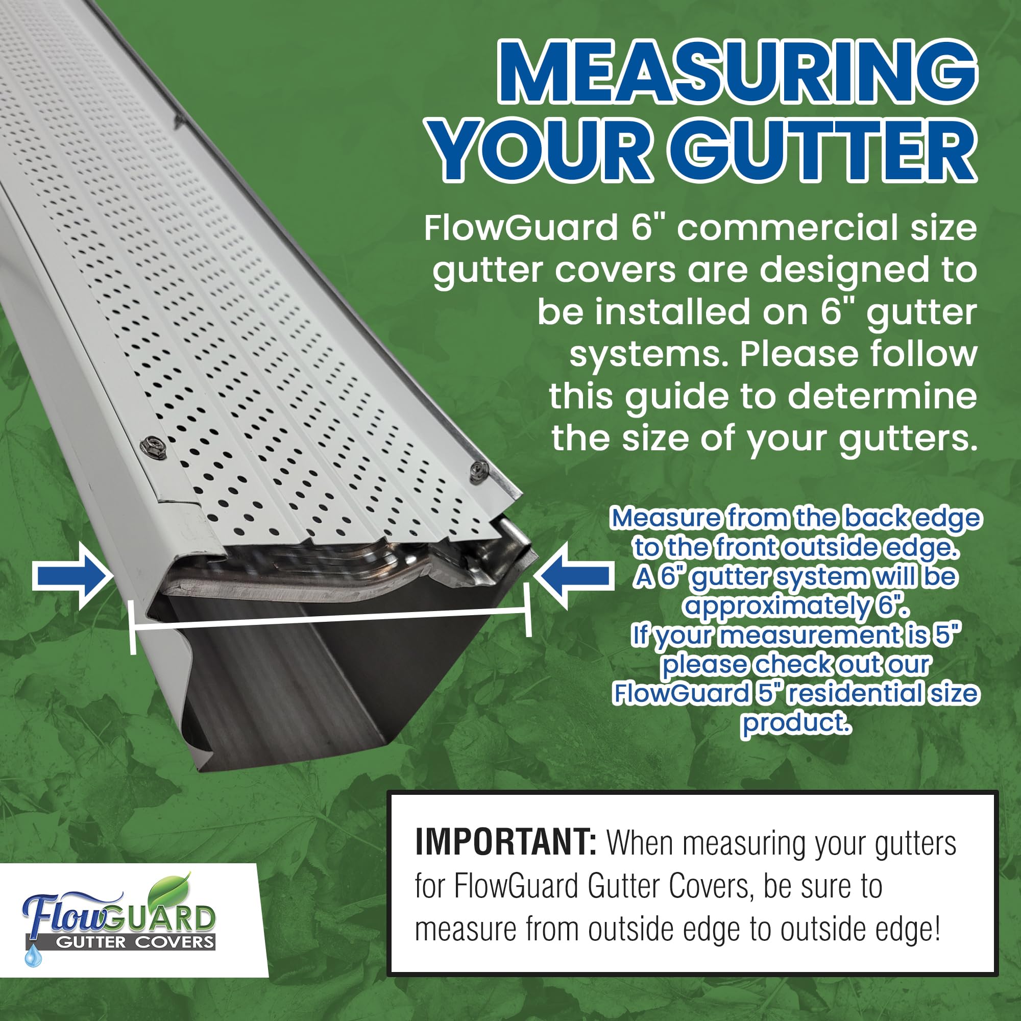 Snapklik.com : FlowGuard Premium 50-Year Gutter Cover System - White ...
