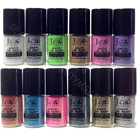 Amazon.com : J.cat Beauty Mineral Base Loose Powder Sparkling/glitter ...