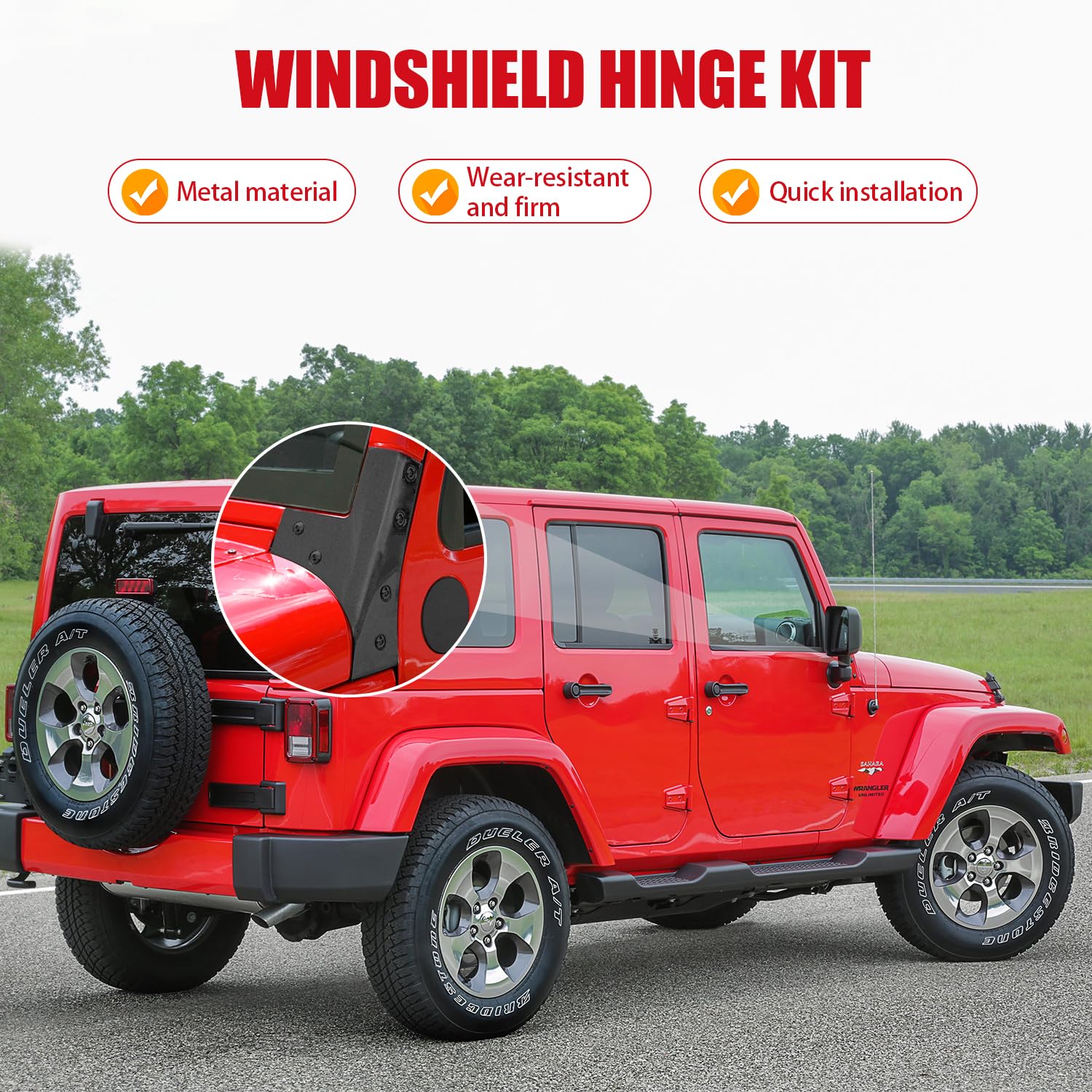 Jeep Windshield Hinge Windshield Hinge Kit For Jeep Wrangler JK 2007 ...