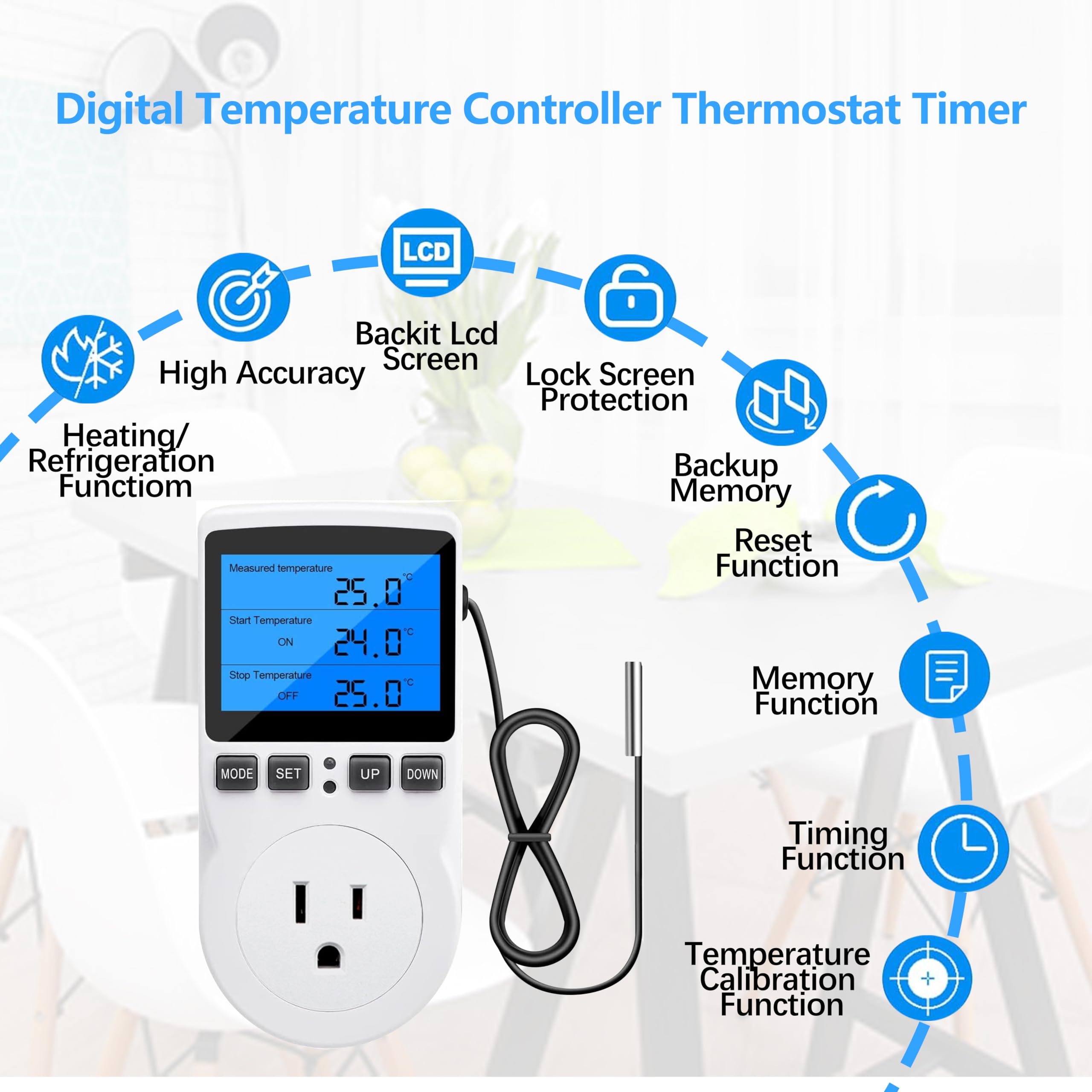 Snapklik.com : Diymore Digital Thermostat Temperature Controller ...