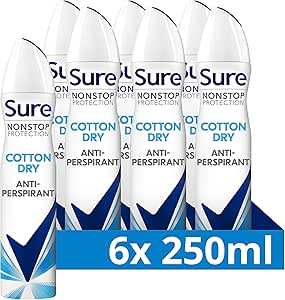 Sure Women Nonstop Protection Cotton Dry Deodorant Body Spray ...