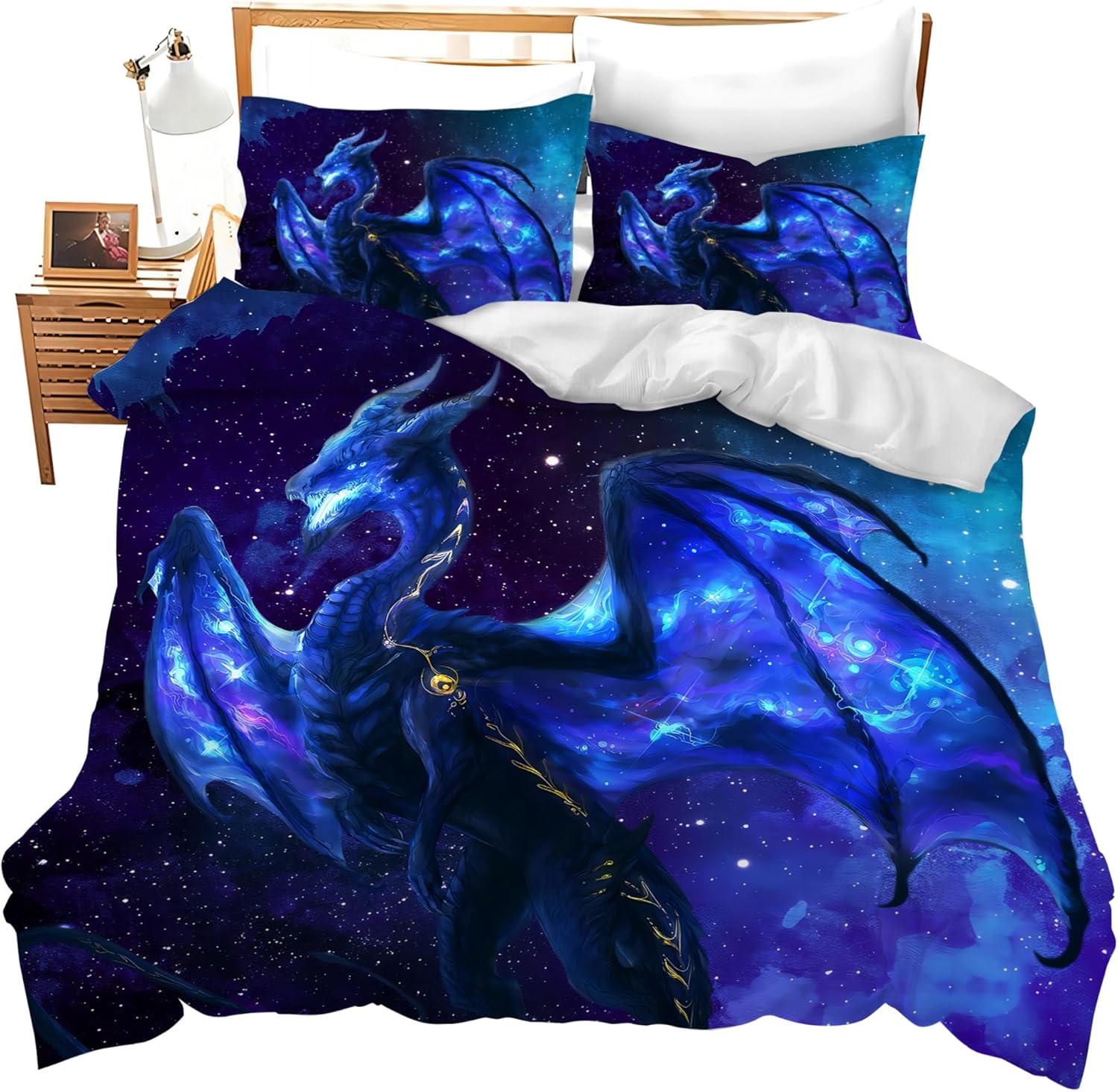 Amazon.com: jerkboo Dragon Bedding Set Dragon Duvet Cover Twin Full ...