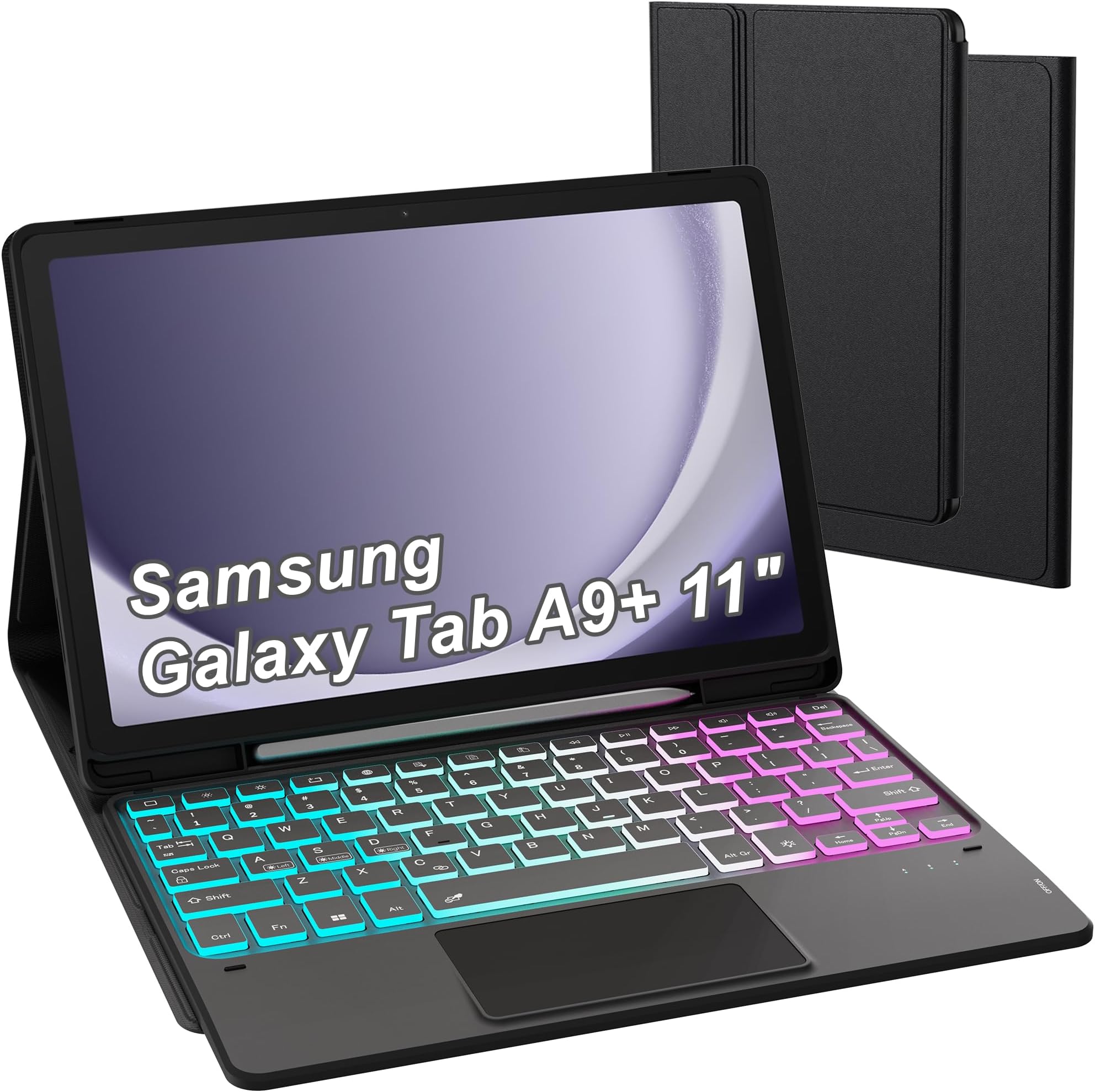 ROOFEI Galaxy Tab A9+ 11 inch Case with Detachable Keyboard : DIY 3 ...