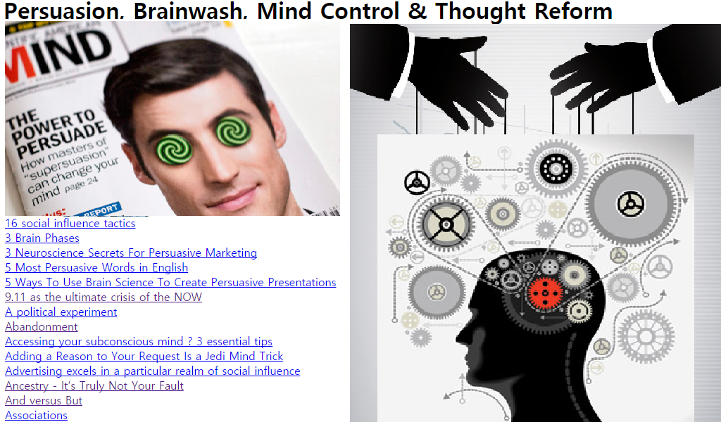 PERSUASION, BRAINWASH and MIND CONTROL - App on Amazon Appstore