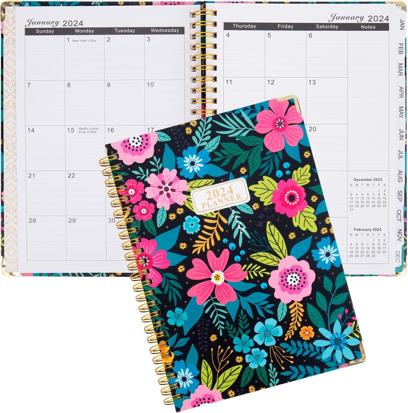 XCDMJ 2025 Diary by 12-Month Weekly Diary A5 Week to View Dated Planner ...