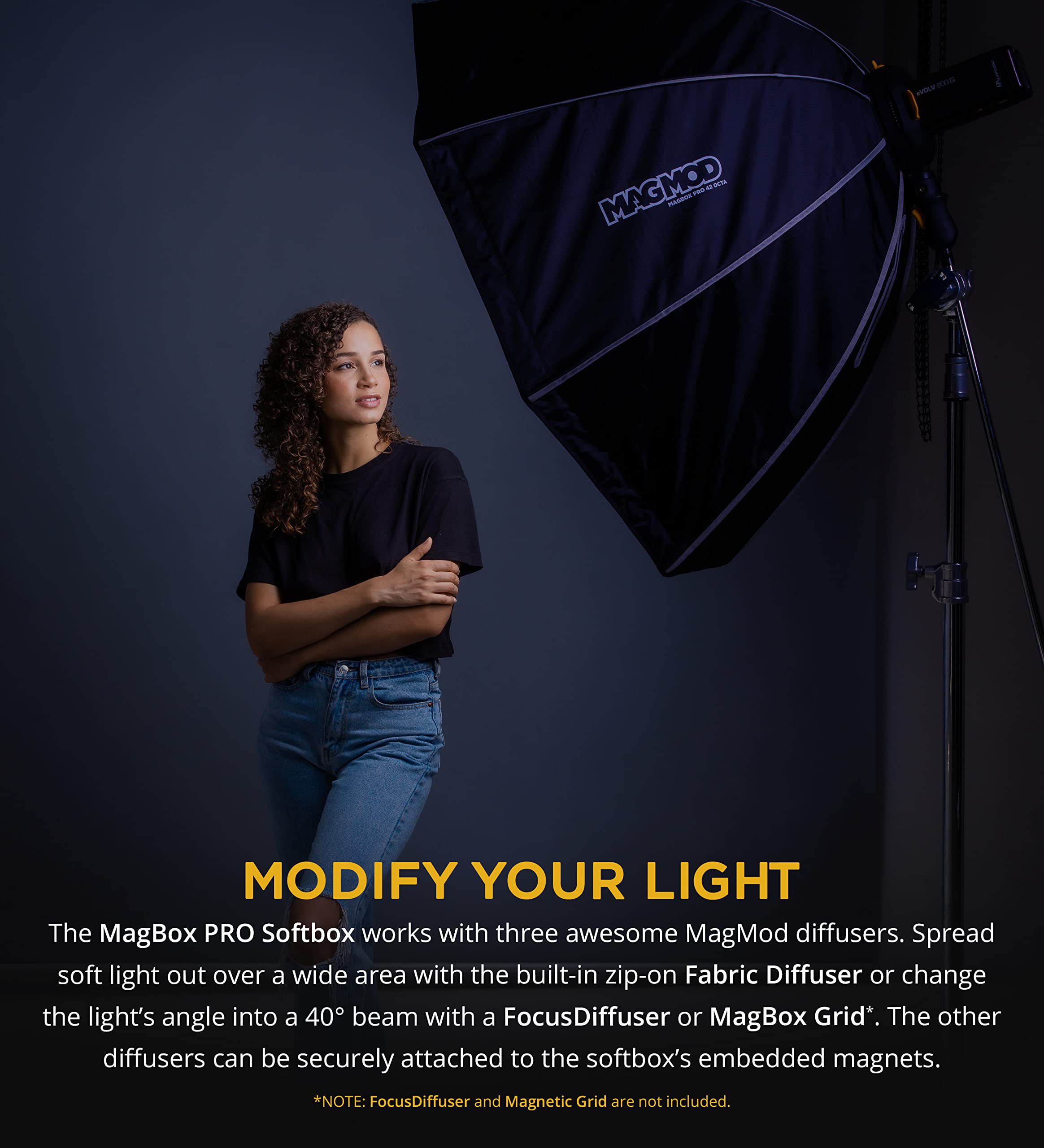 MagMod MagBox PRO 42" Octa Softbox with Integrated Gel Slot and Storage ...