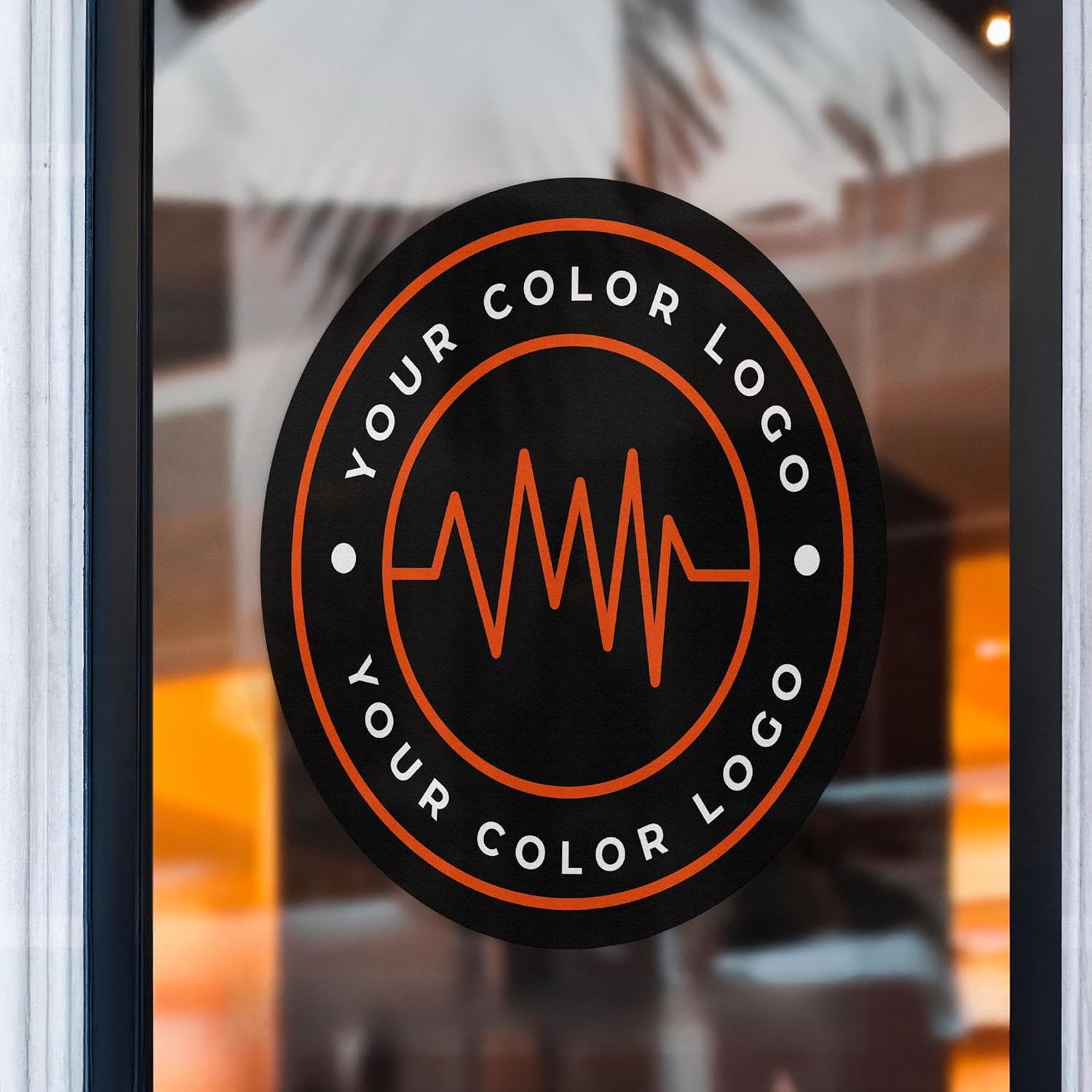 Amazon.com: Custom Business Vinyl Decals - Logo Stickers Customized ...